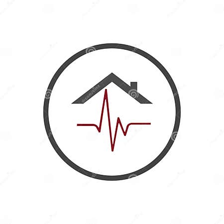 Vector Illustration of Earthquake Logo Icon Design Template Stock ...