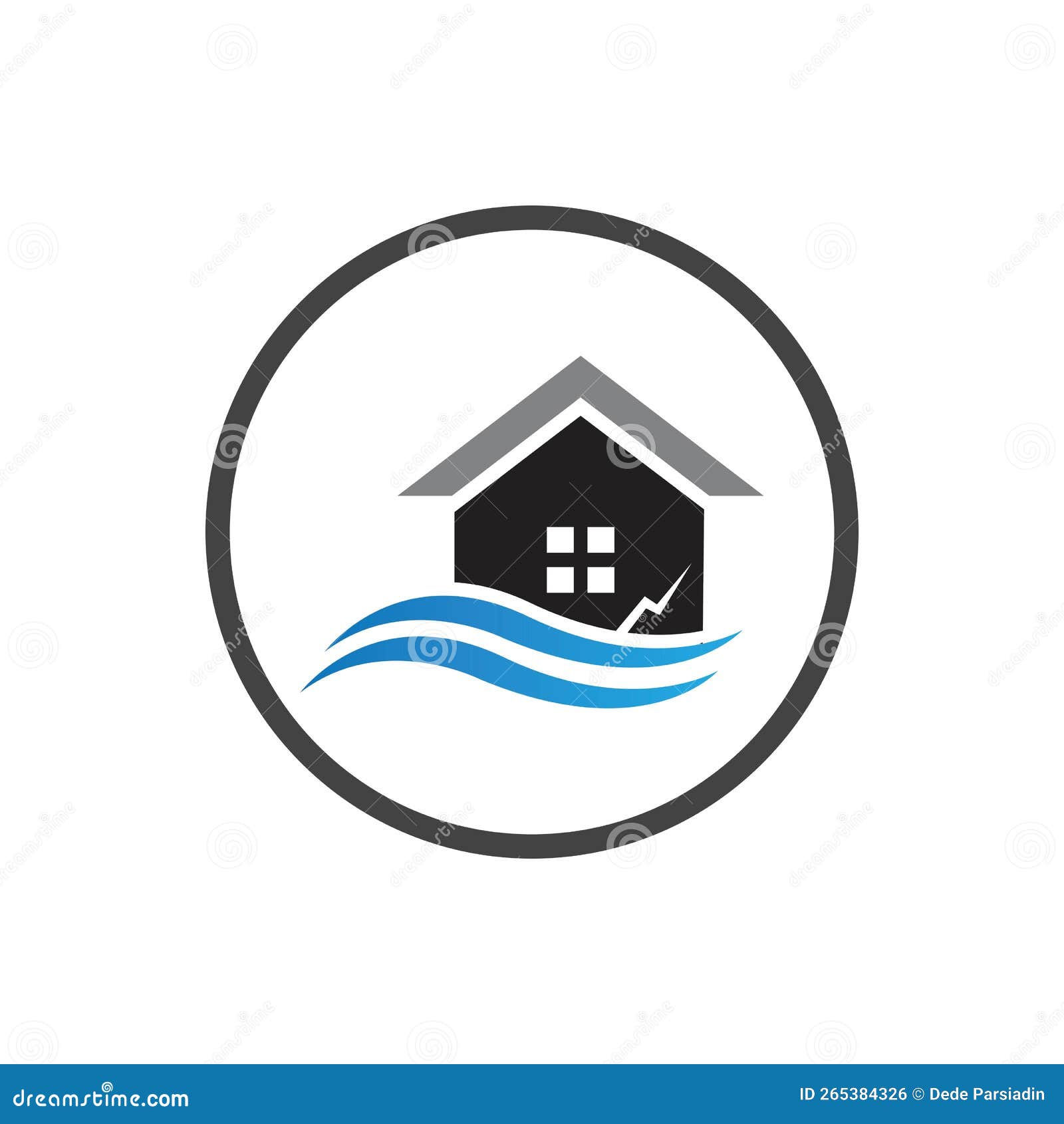 Vector Illustration of Earthquake Logo Icon Design Template Stock ...