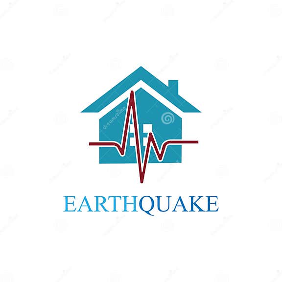 Vector Illustration of Earthquake Logo Icon Design Template Stock ...