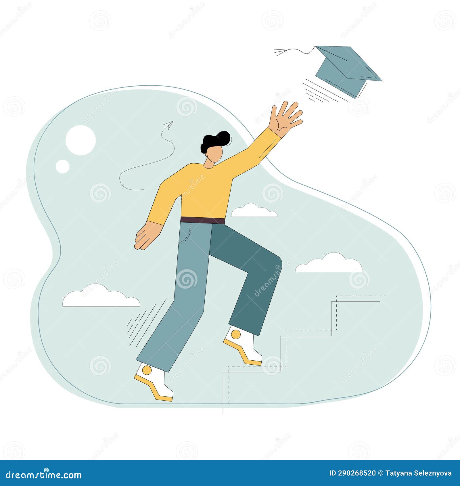 Vector Illustration. Education. Commitment To Education Stock Vector ...
