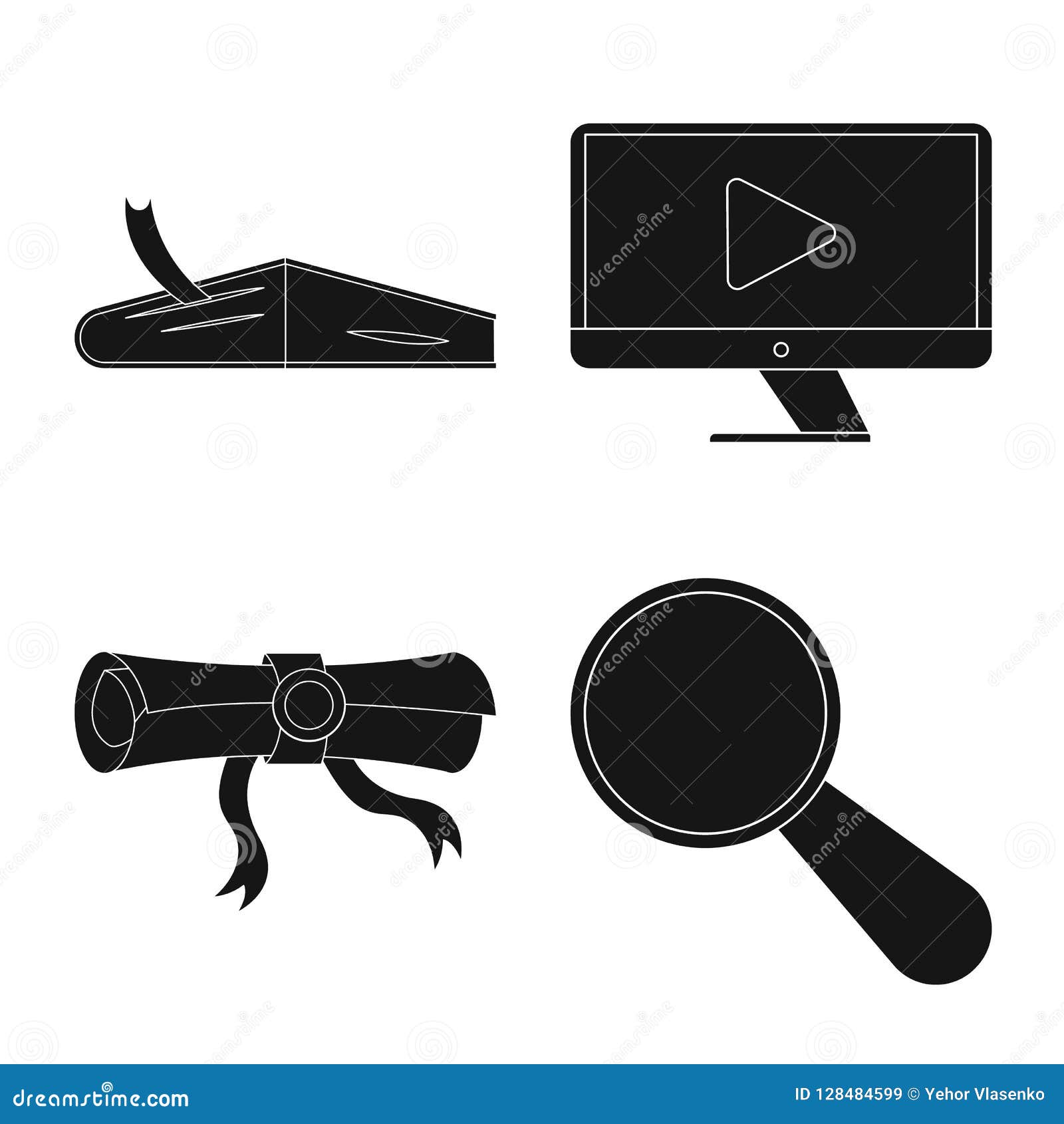 Vector Design of Education and Learning Symbol. Set of Education and ...
