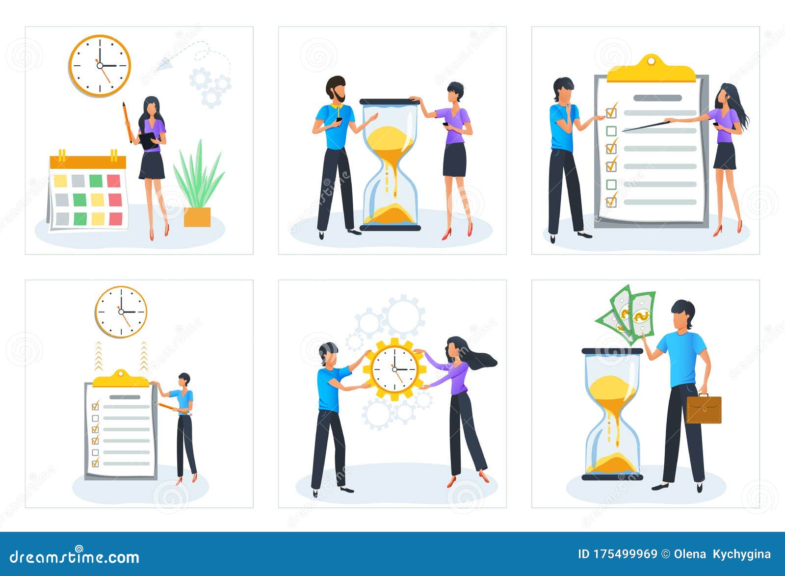 Effective Time Management. Business People Organizing Their Tasks ... Effective Time Management. Business People Organizing Their Tasks ...