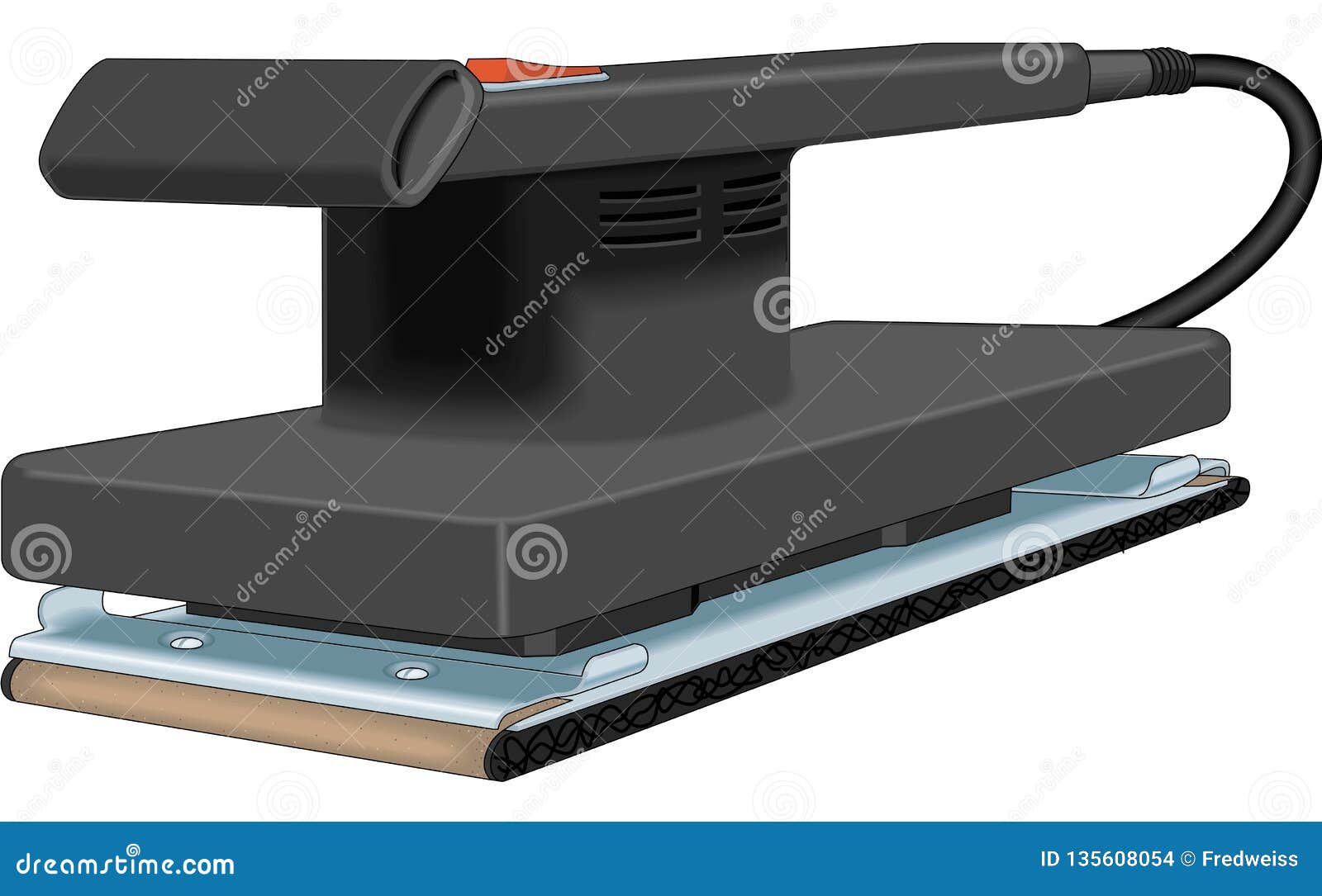 Electric Sander Vector Illustration Stock Vector - Illustration of ...