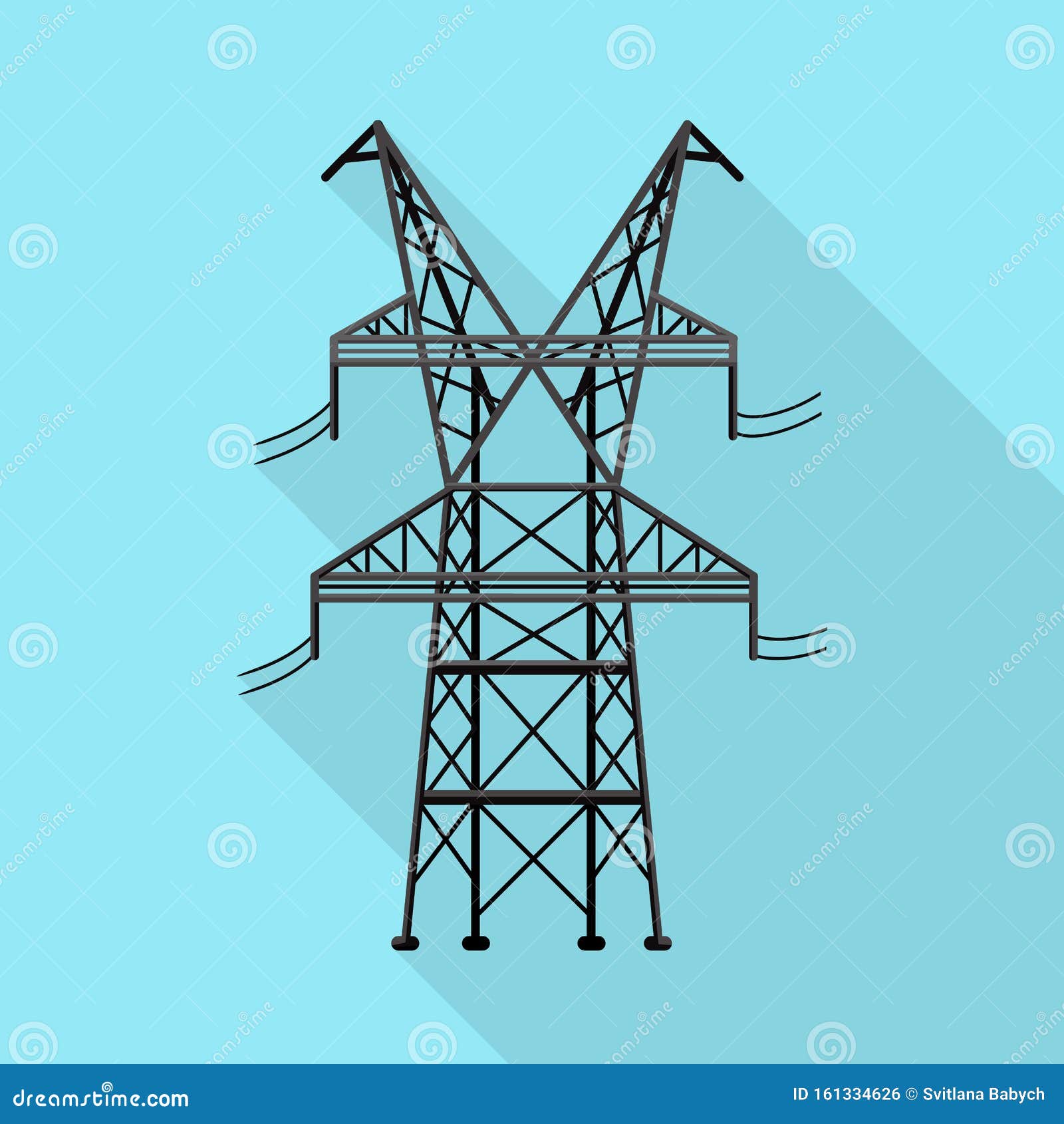 Vector Illustration of Electrical and Station Logo. Graphic of ...