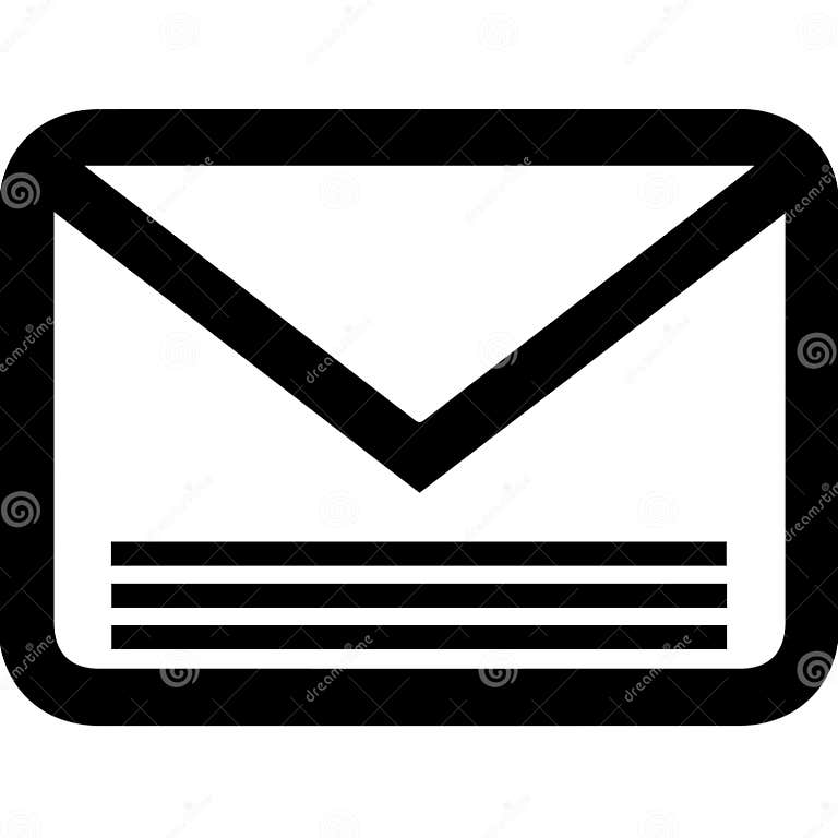 Vector Illustration. Symbol of Email Icon Stock Illustration ...