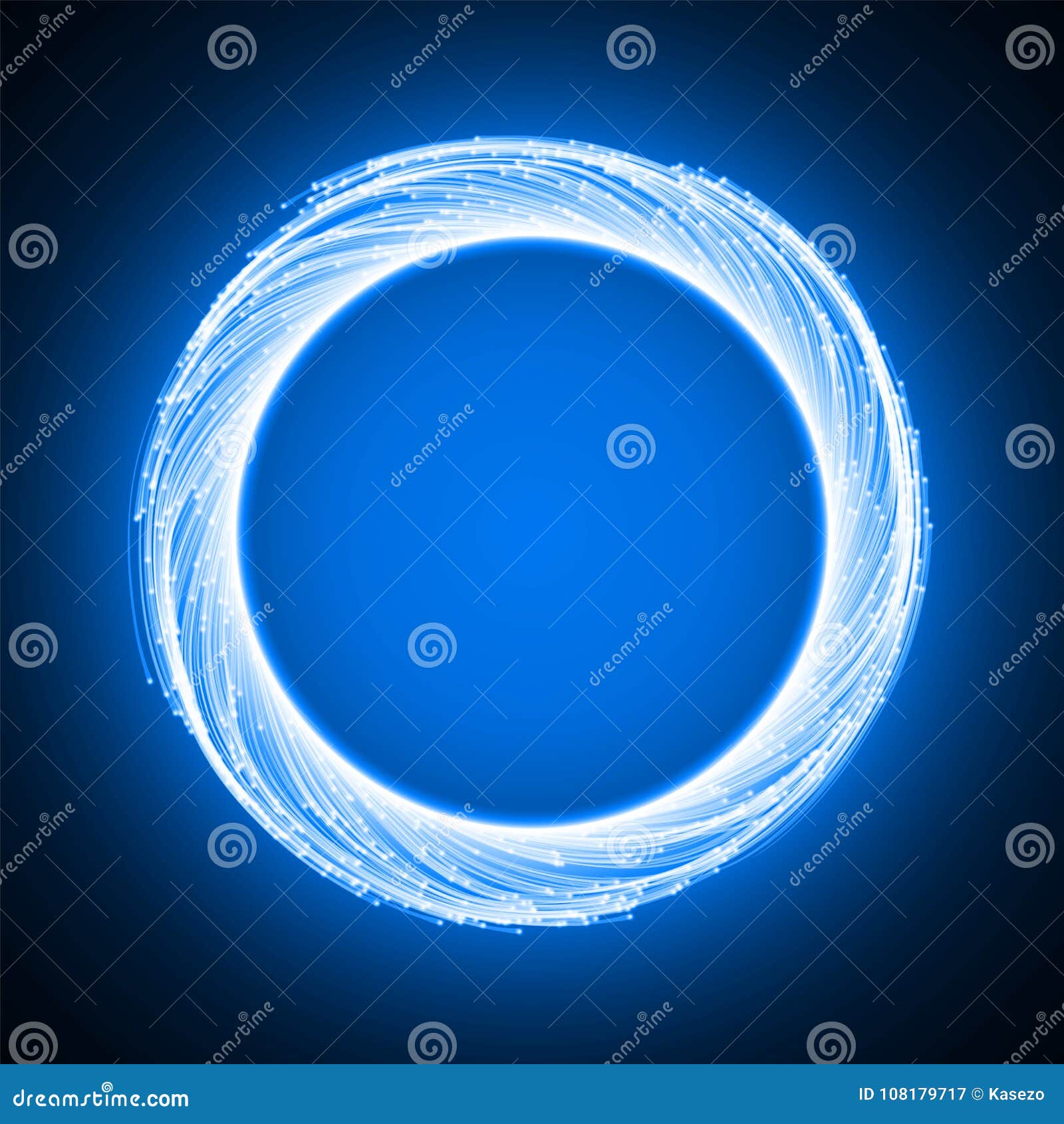 Vector Illustration of Energy Ring Stock Vector - Illustration of ...