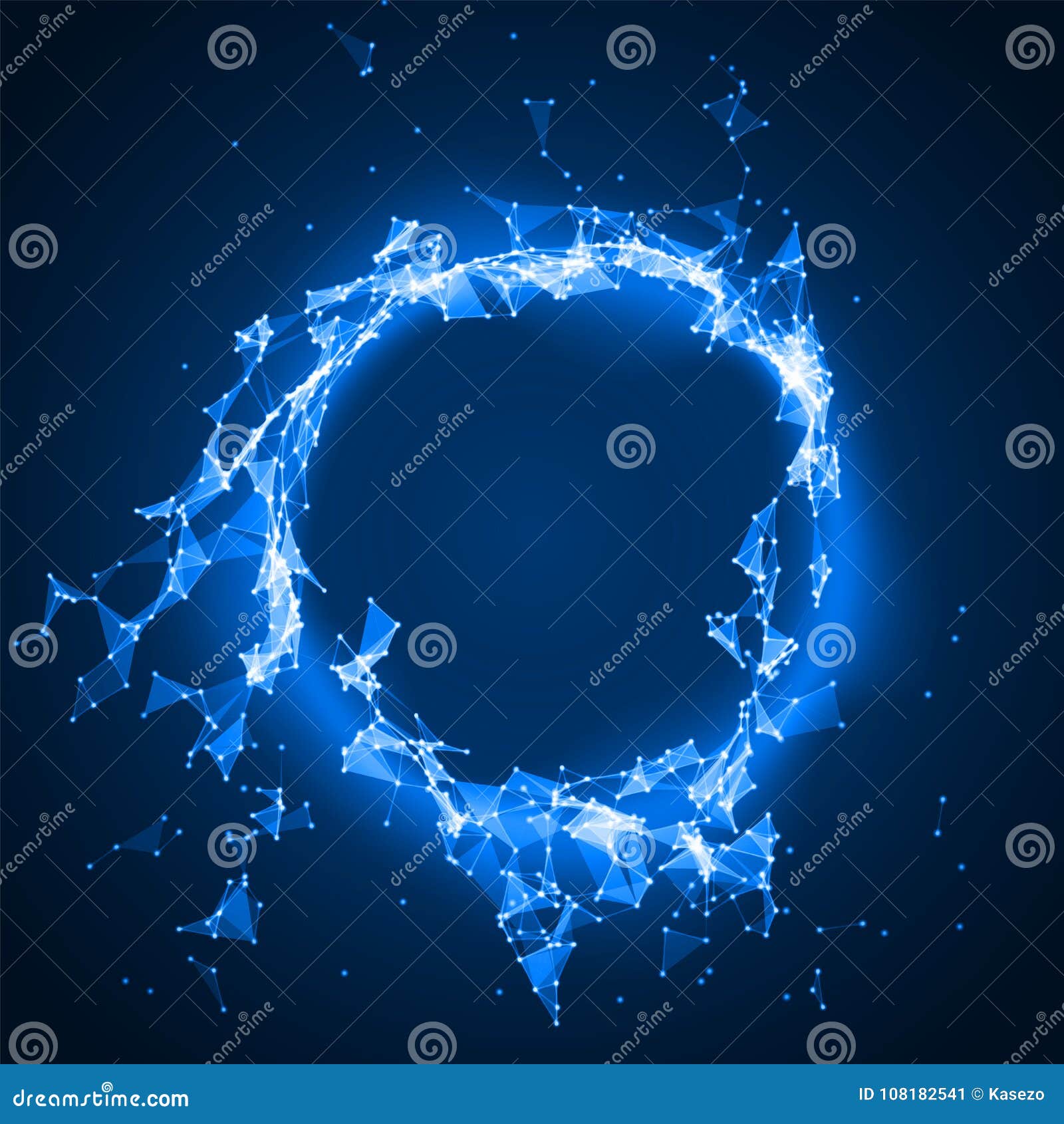 Vector Illustration of Enrgy Ring Stock Vector - Illustration of ...