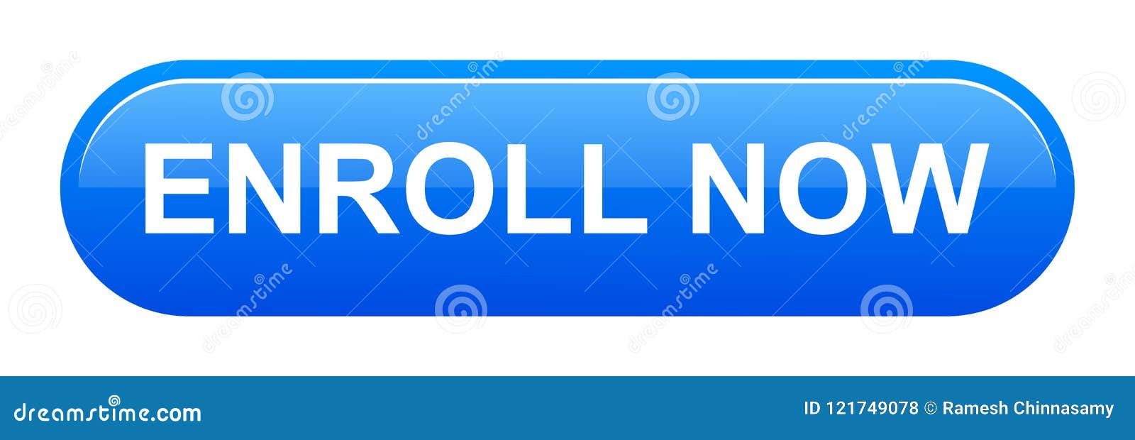 Enroll now button stock vector. Illustration of colorful - 121749078