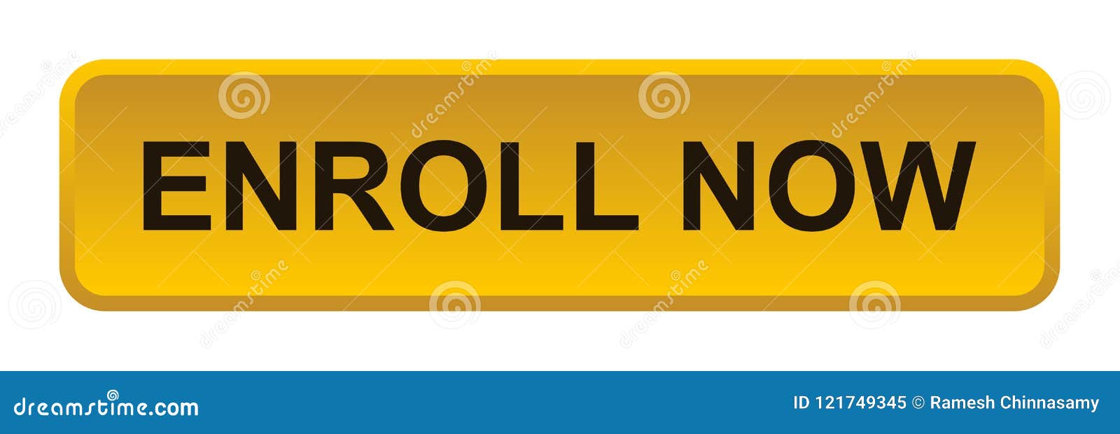 Enroll now button stock vector. Illustration of graphic - 121749345