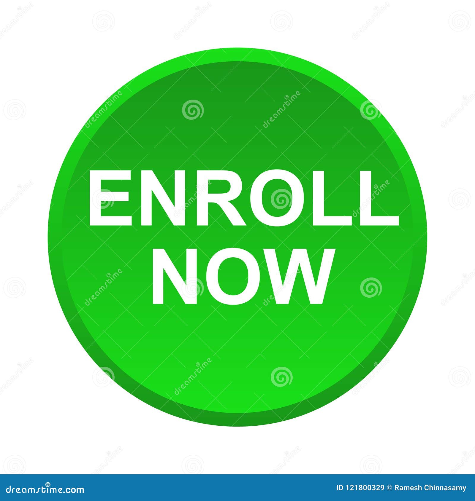 Enroll now button stock vector. Illustration of enter - 121800329