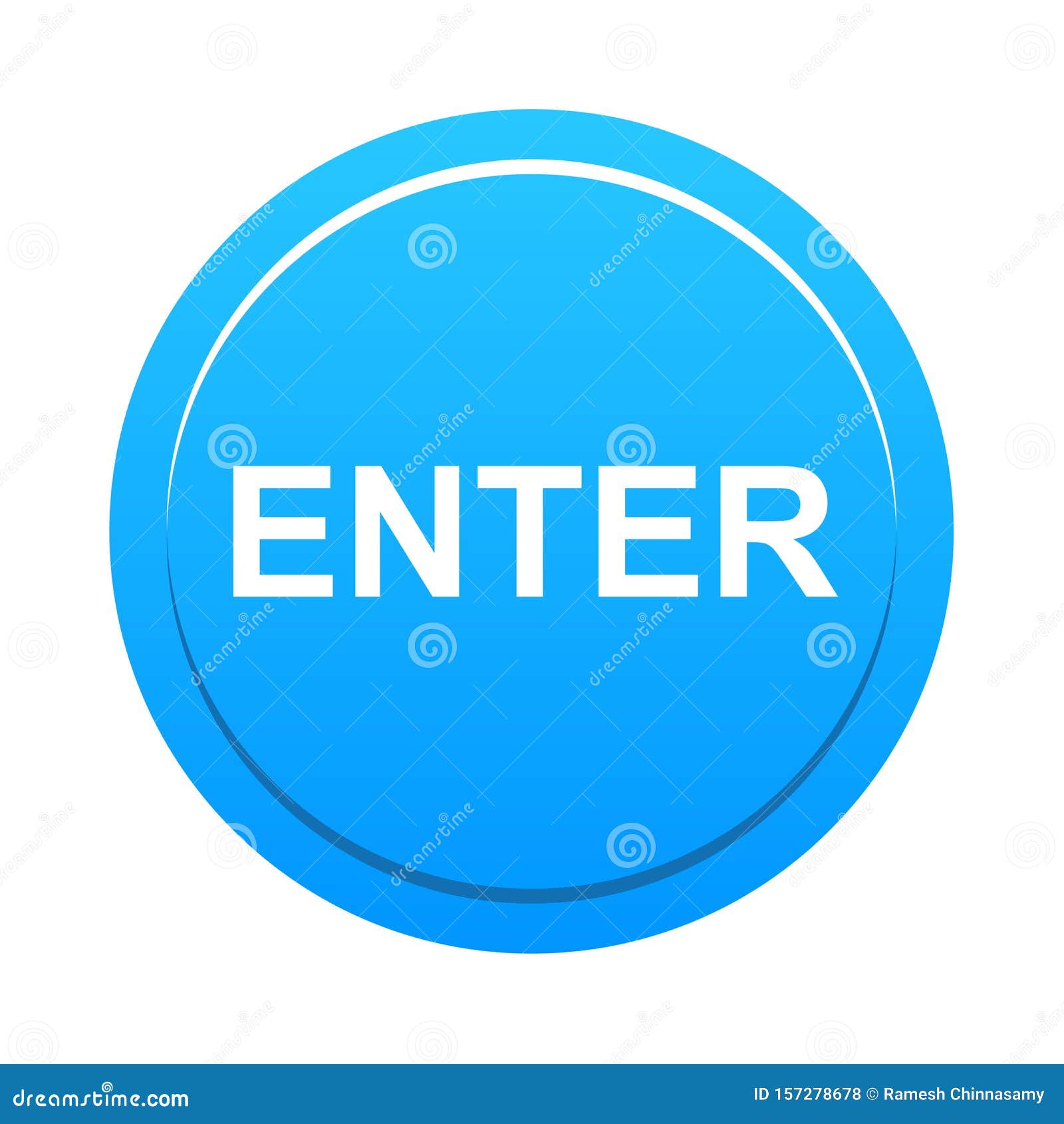 Enter button stock vector. Illustration of clip, graphic - 157278678