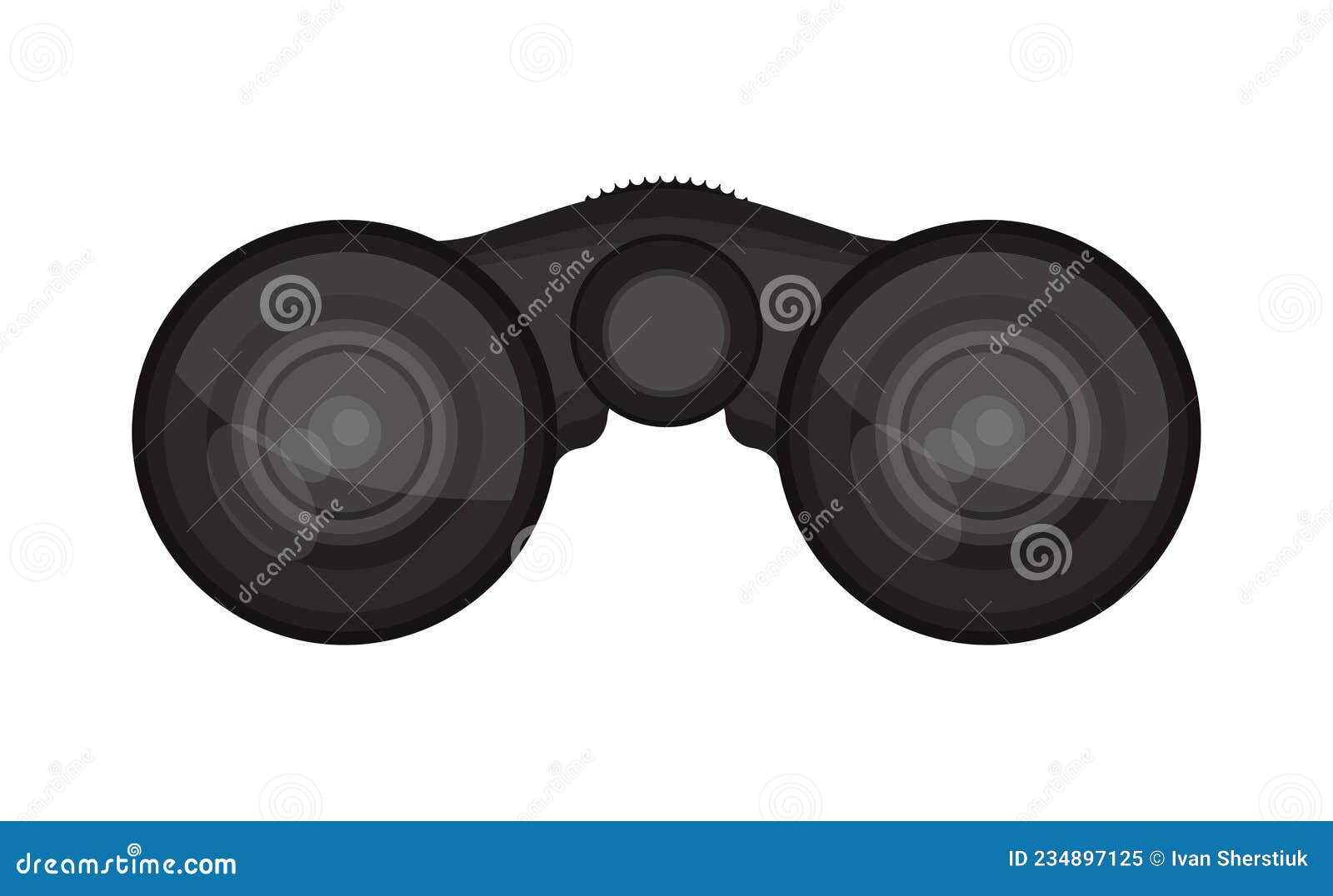 Binoculars Flat Icon, Symbol and Vector Stock Vector - Illustration of ...