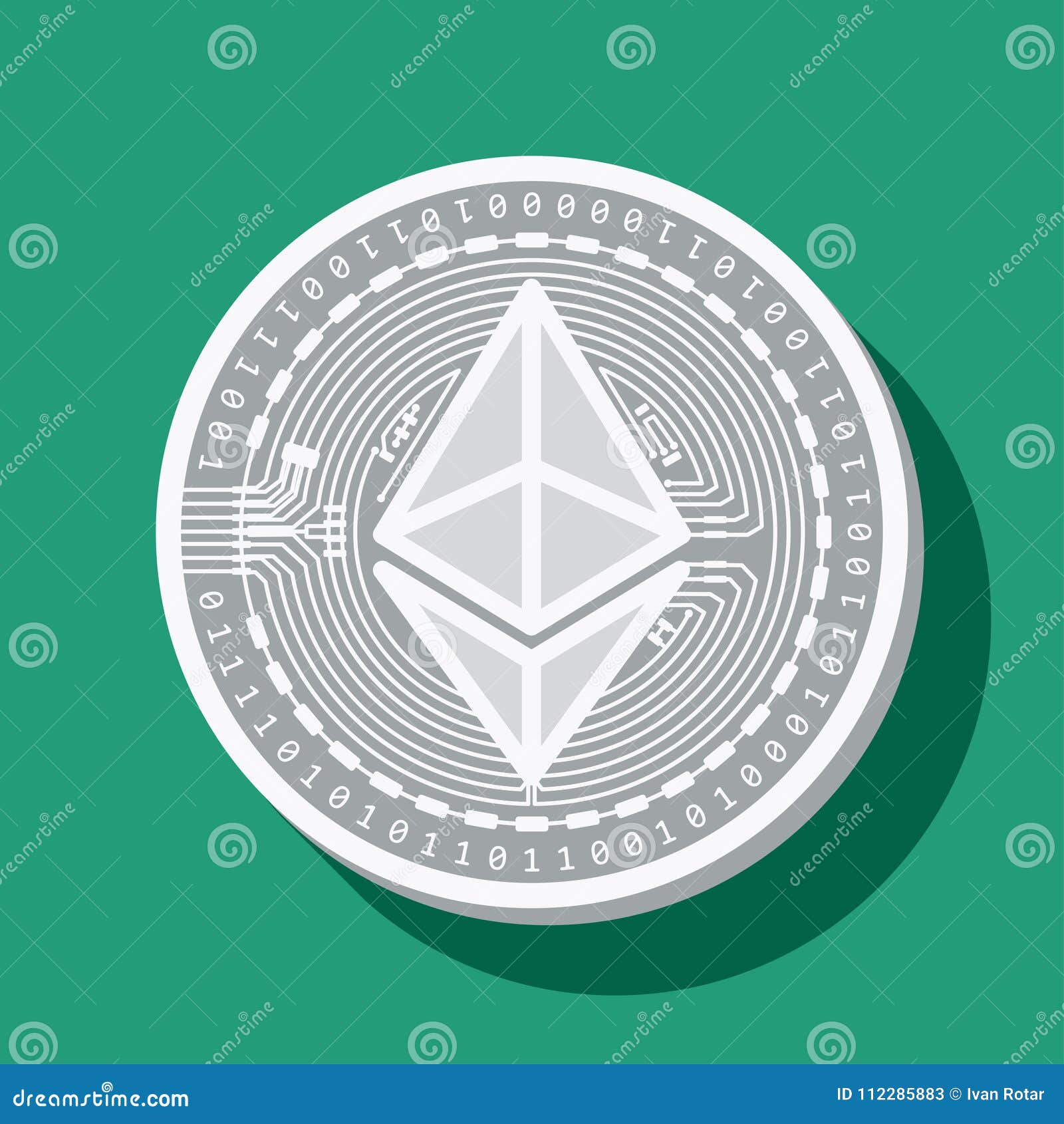 Vector Illustration Etherium Editorial Stock Photo - Illustration of ...