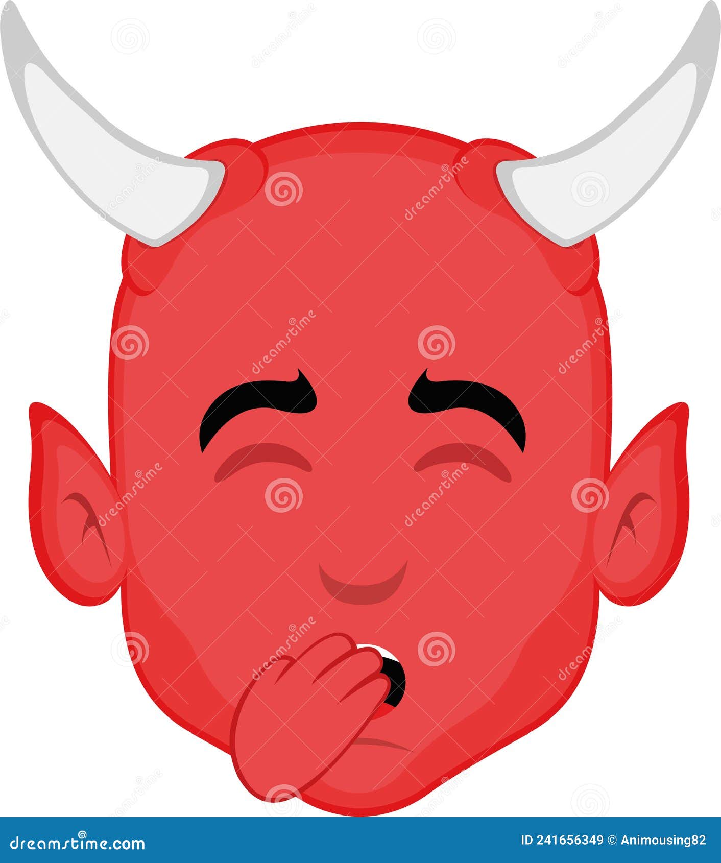 Cartoon Demon Hand Making The Devil Horns Hand Sign | CartoonDealer.com ...