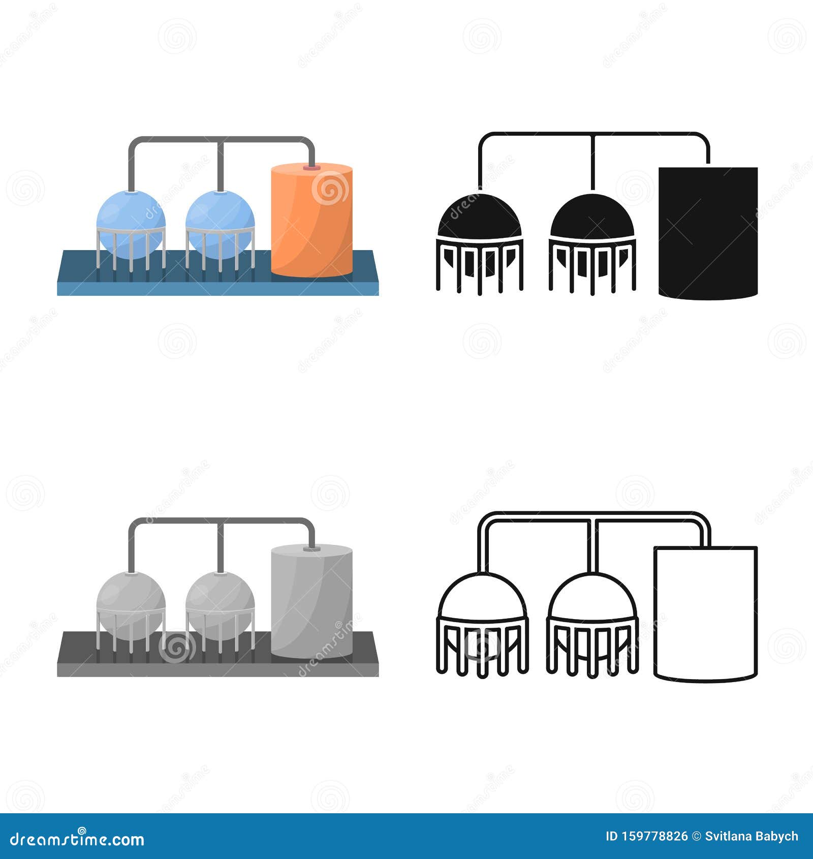 Vector Design of Factory and Building Logo. Set of Factory and ... Vector Design of Factory and Building Logo. Set of Factory and ...