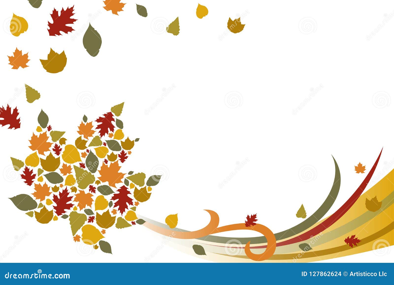 Fall Autumn Background Illustration Stock Vector - Illustration of ...