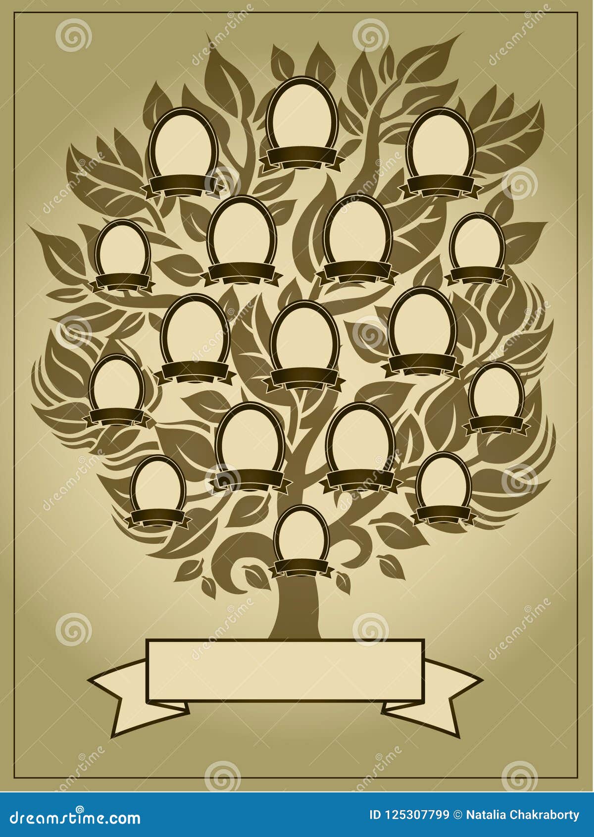 Family Tree Background Template