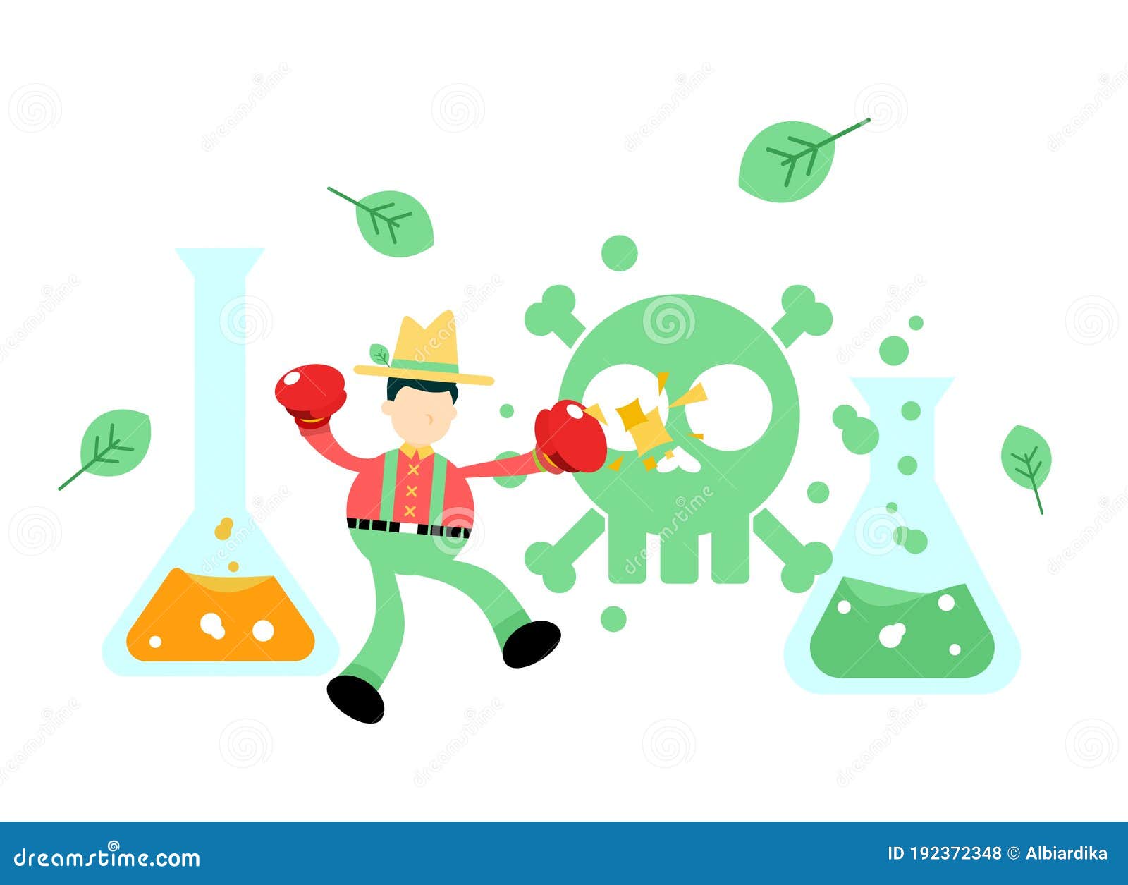 Hazardous Toxic Waste, HAZMAT SUIT Illustration Stock Photo ...