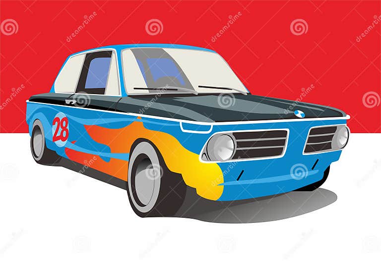 Vector Illustration Fast Car Stock Illustration - Illustration of fast ...