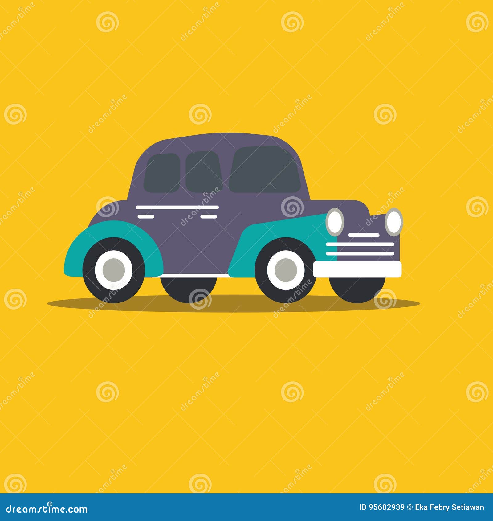 Vector Illustration Fast Car Stock Illustration - Illustration of ...