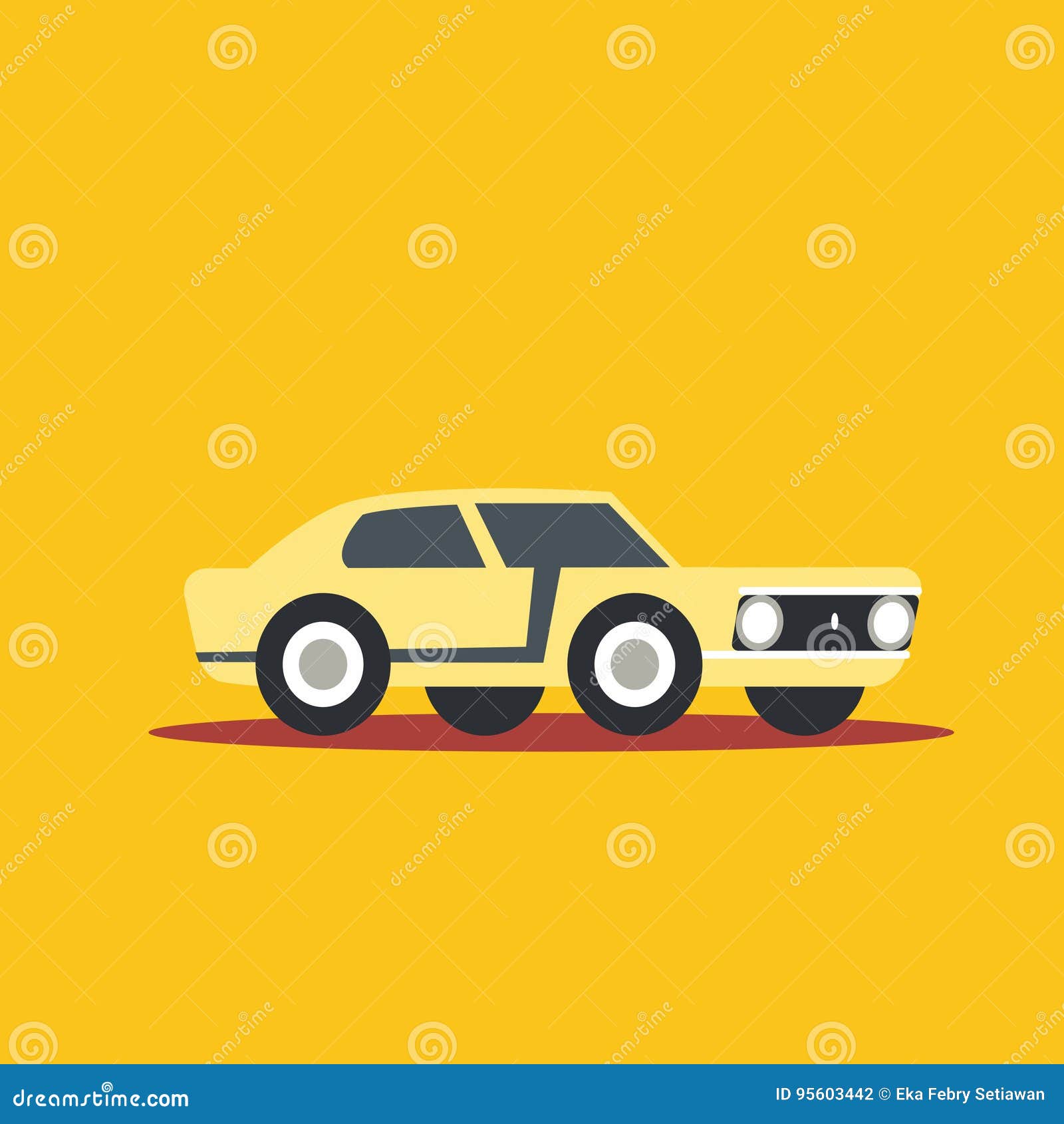 Vector Illustration Fast Car Stock Illustration - Illustration of fast ...