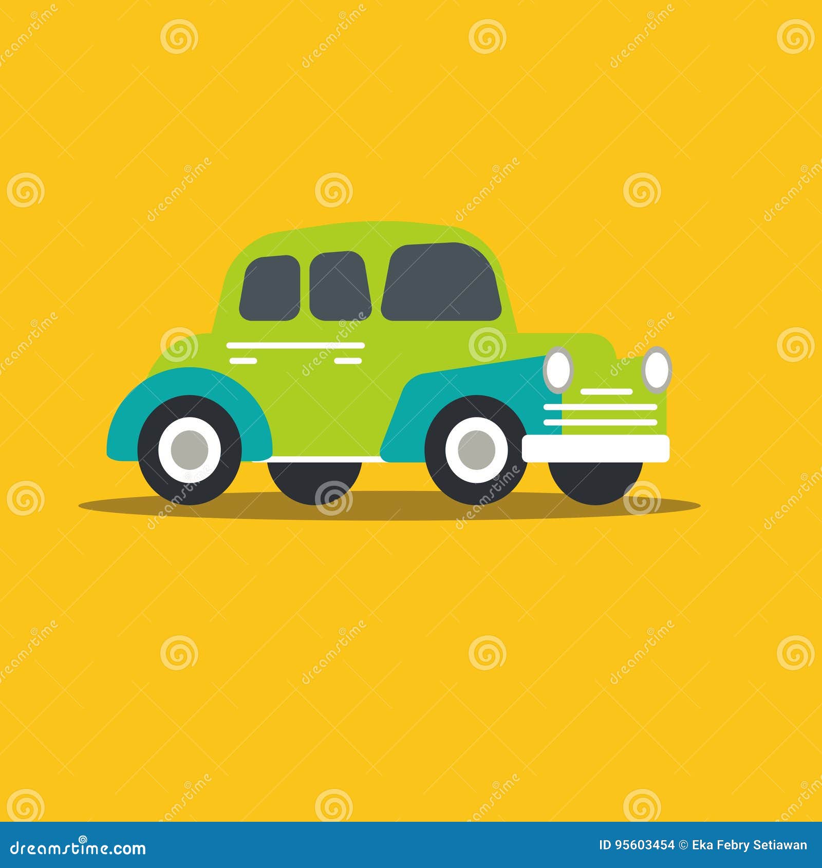 Vector Illustration Fast Car Stock Illustration - Illustration of ...