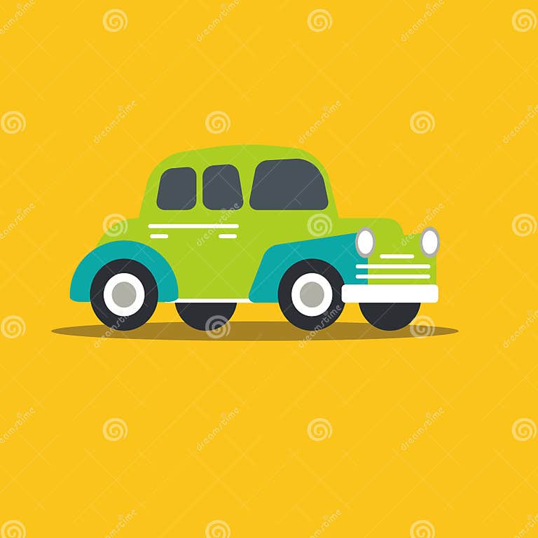 Vector Illustration Fast Car Stock Illustration - Illustration of ...