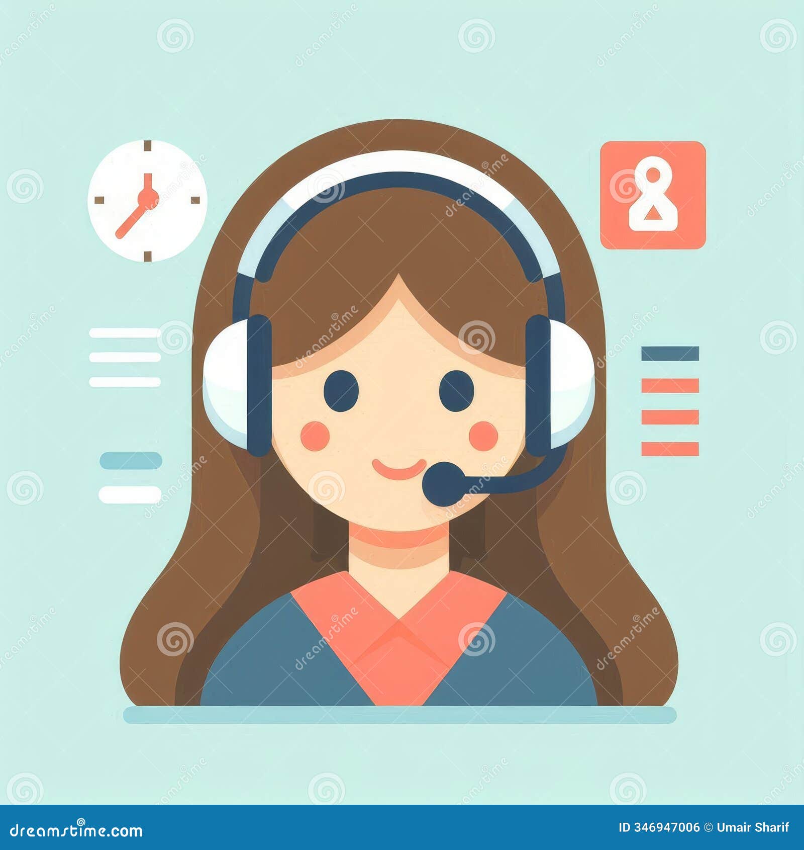 Empowered Support: Modern Professional Women Stock Illustration - Illustration of professions ...