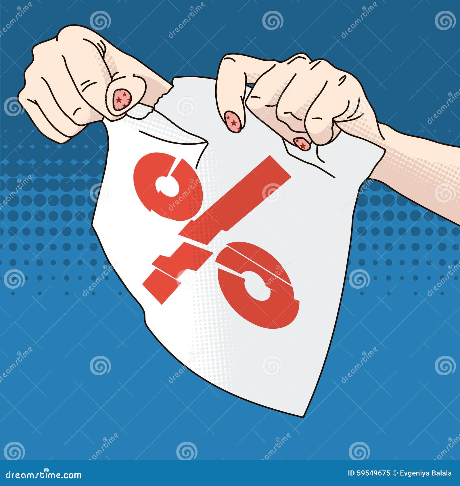 Hands Tearing Shackles. Vector Drawing | CartoonDealer.com #188545325