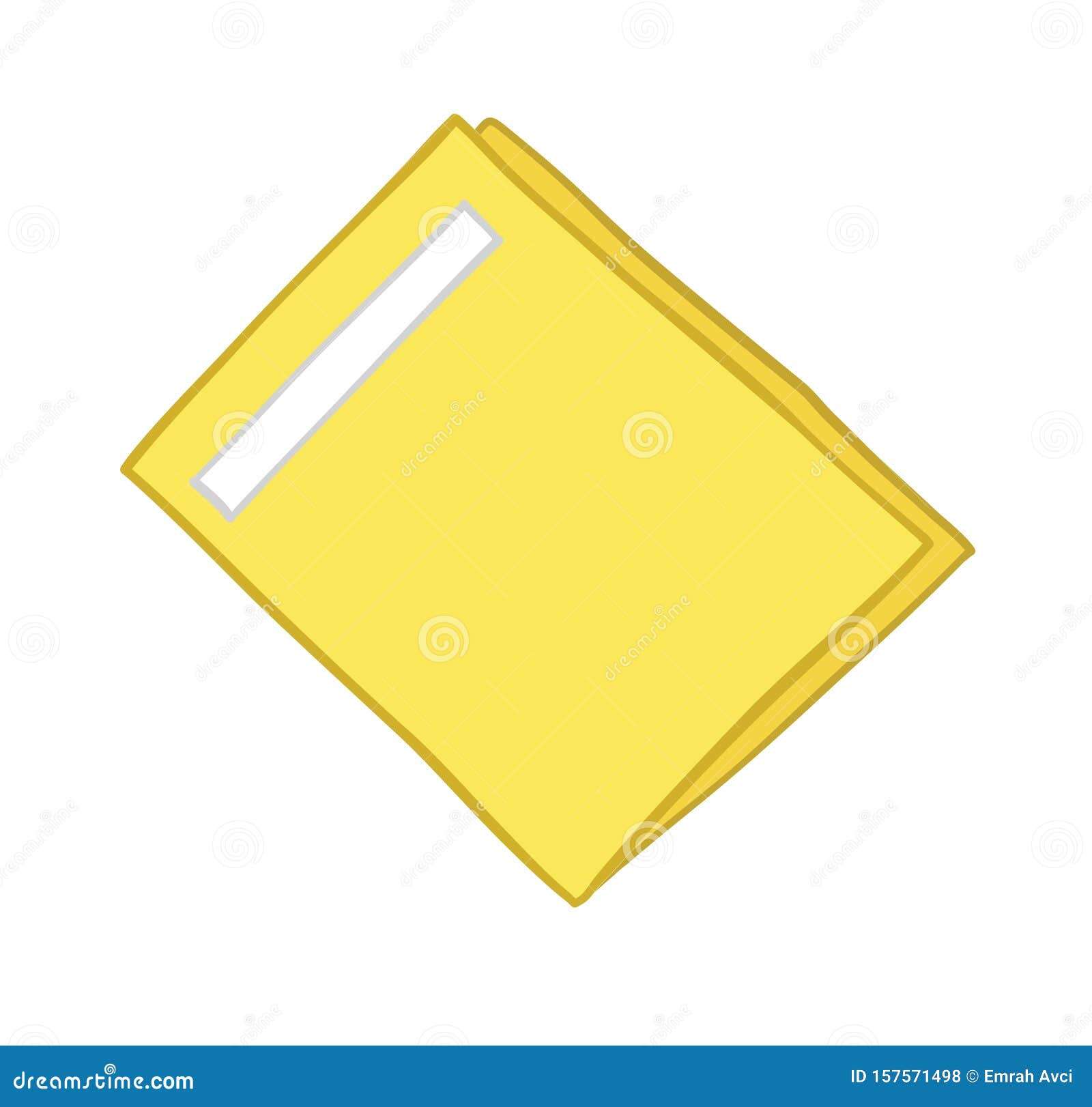 Vector Illustration File Folder. Hand Drawn Stock Vector - Illustration ...