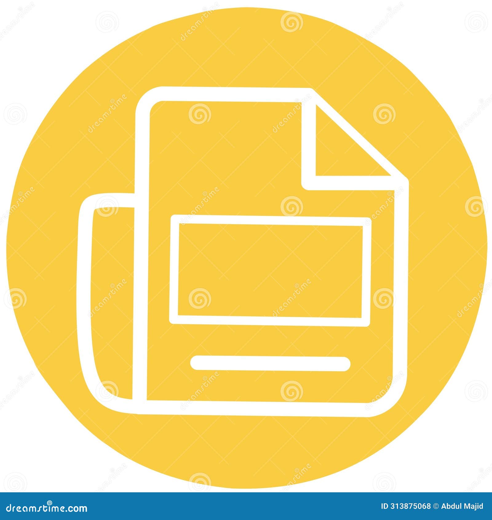 Vector Illustration of Files Folder Icon Design Stock Vector ...