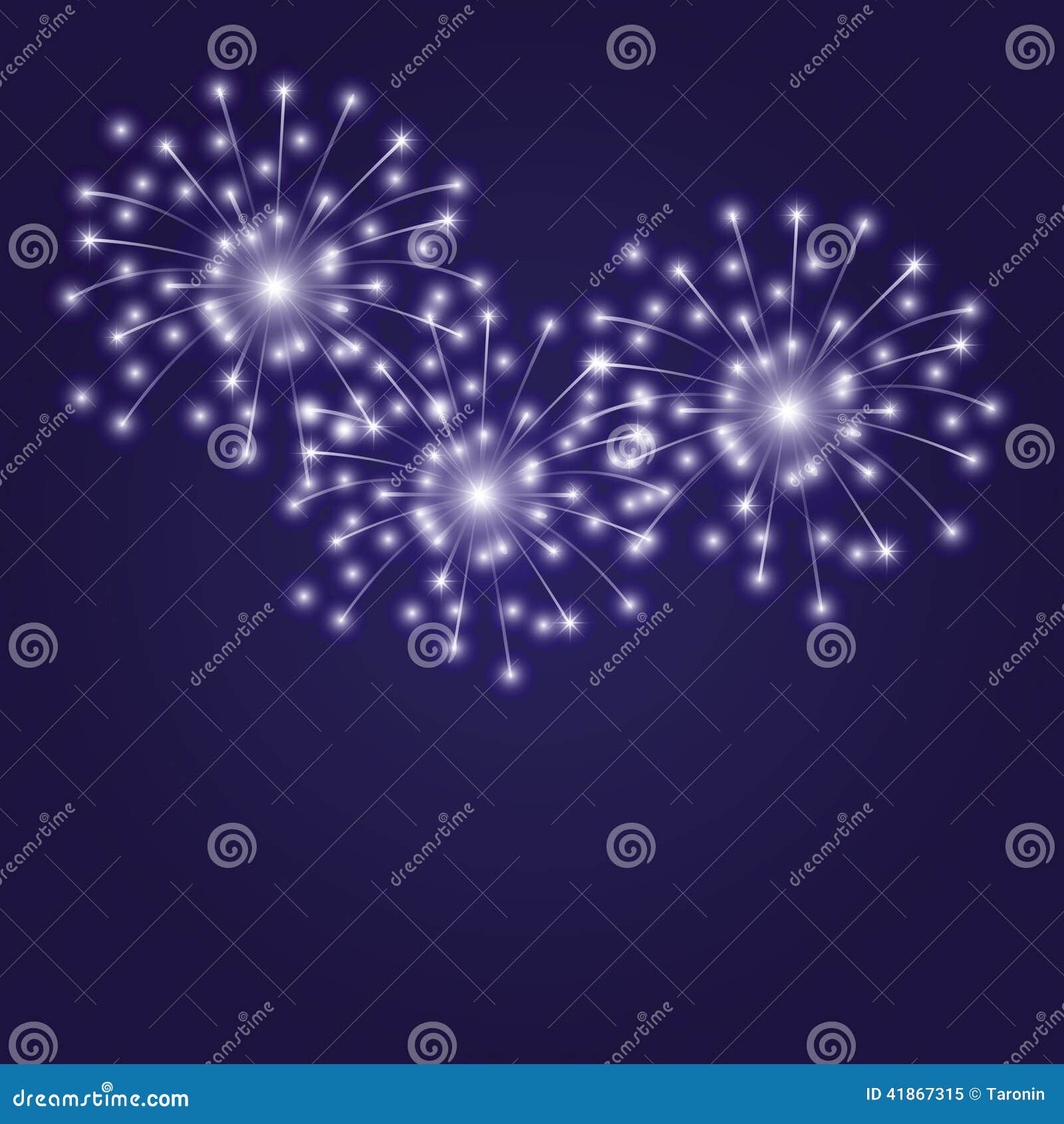 Vector Illustration. Firework. Stock Vector - Illustration of july ...