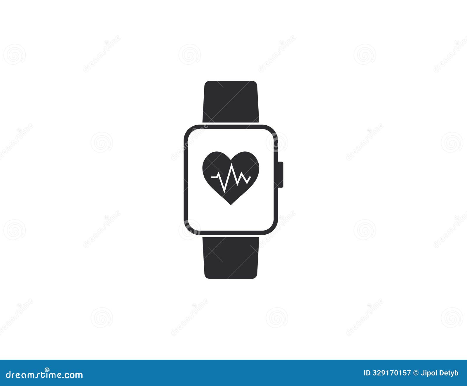 Fitness Tracker Icon. Vector Illustration. Stock Vector - Illustration ...