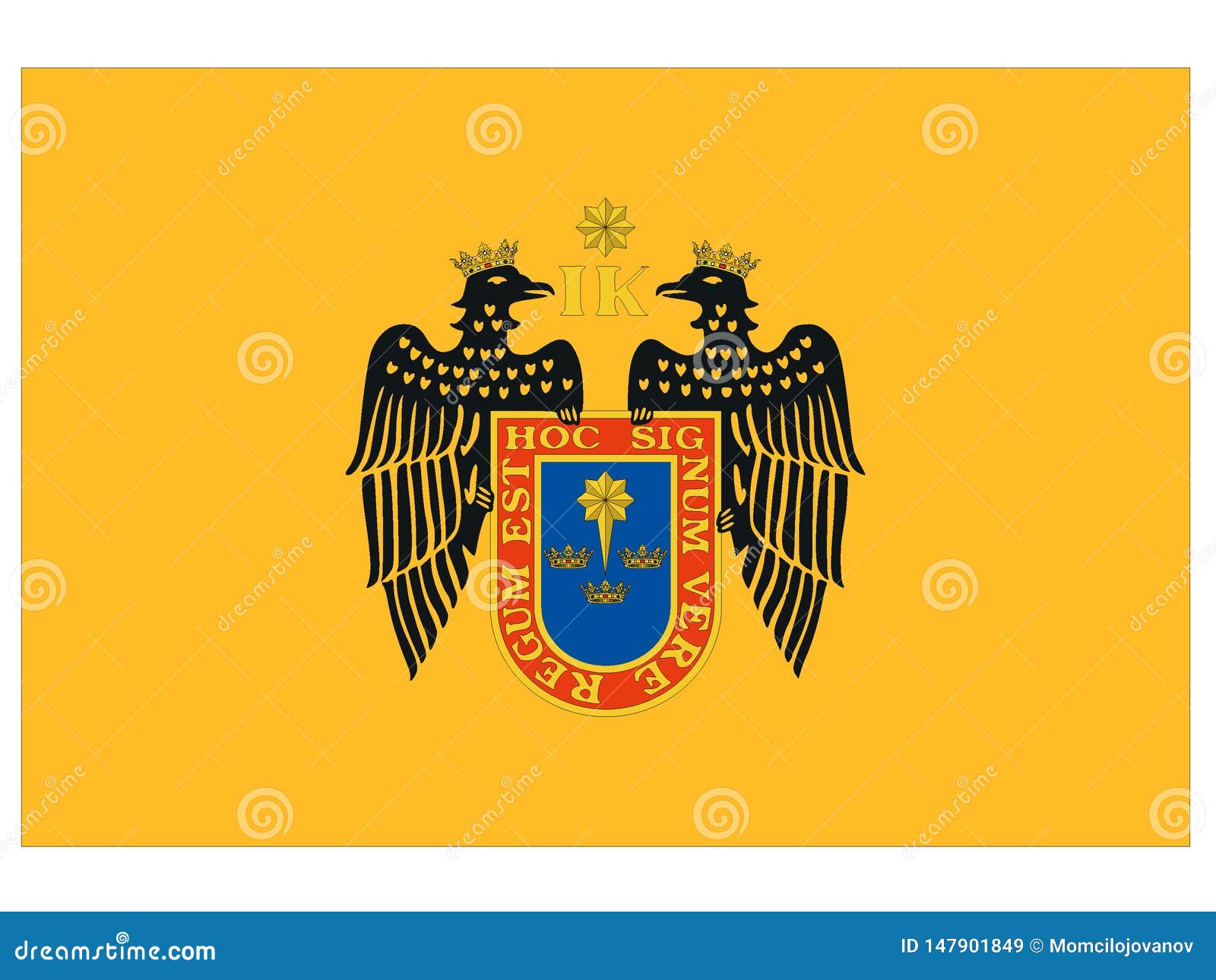 Flag of the City of Lima stock vector. Illustration of bogota - 147901849