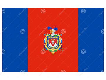 Flag of the City of Quito stock vector. Illustration of colombia ...
