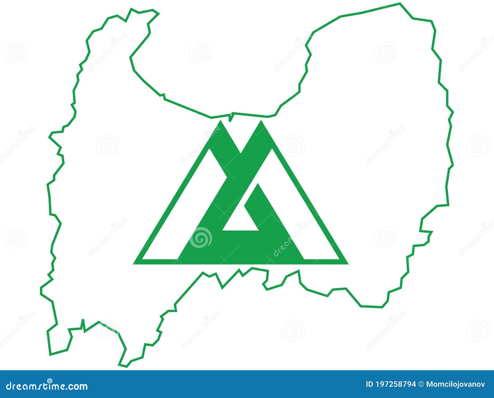 Flag Map of Toyama Prefecture Stock Vector - Illustration of yamagata ...