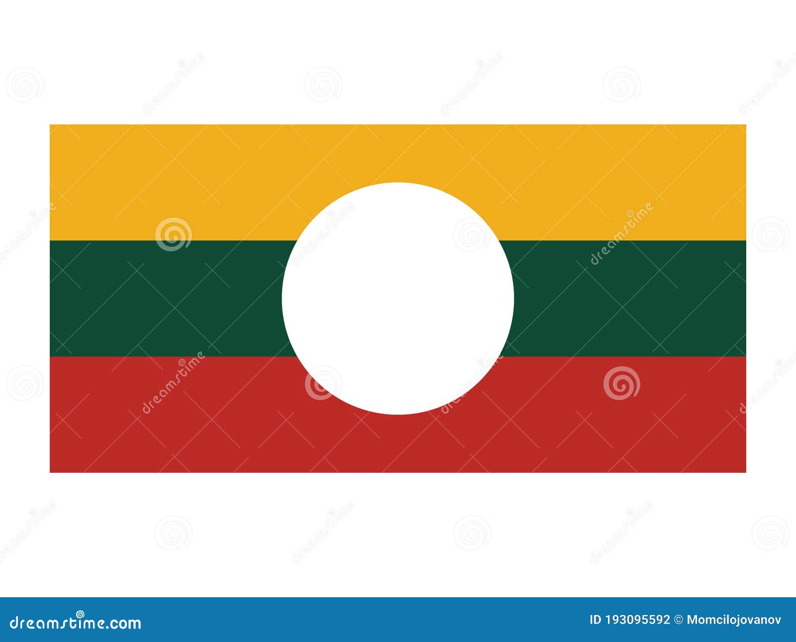Flag of Shan State stock vector. Illustration of vector - 193095592