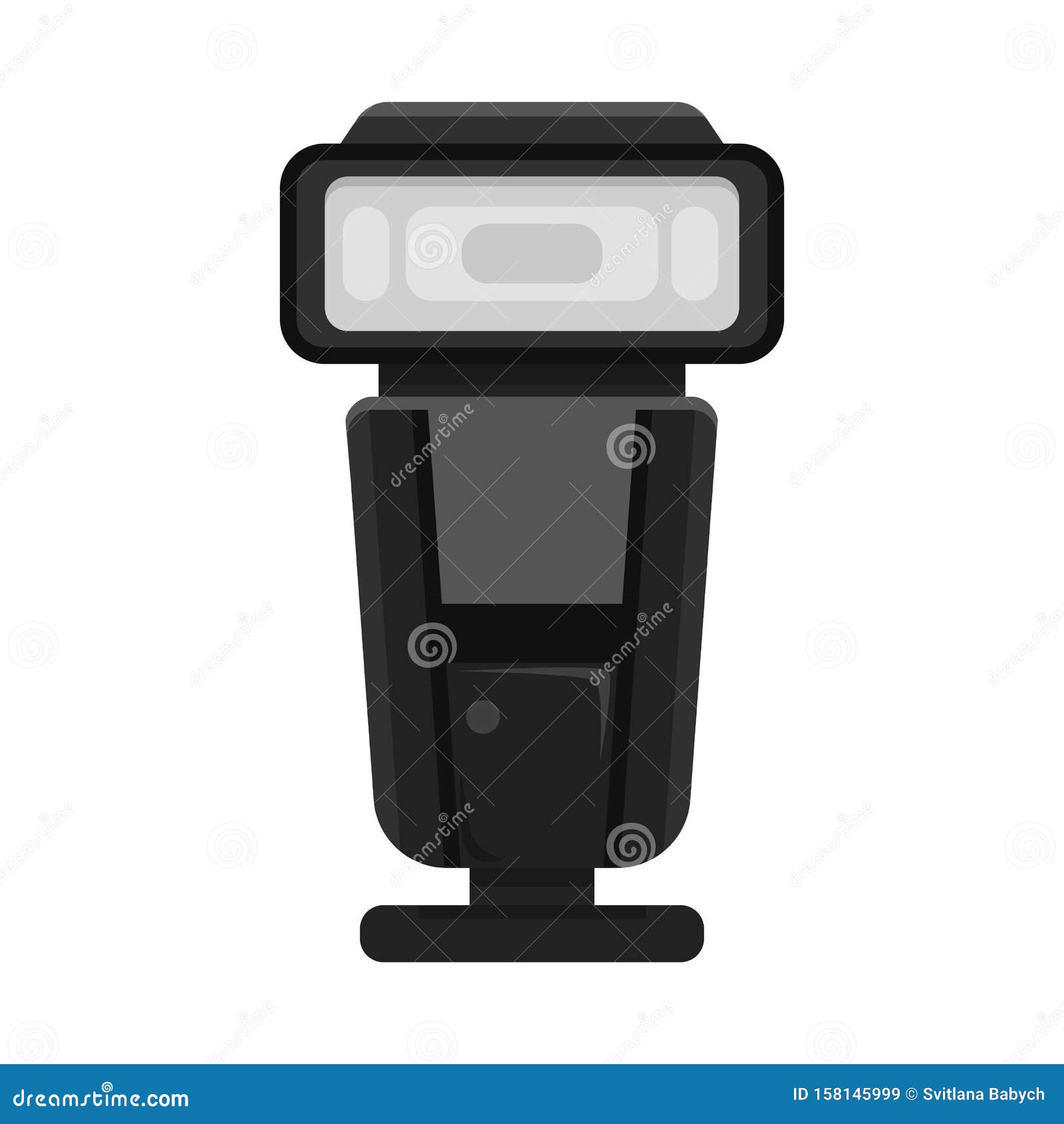 Vector Illustration of Flash and Camera Icon. Collection of Flash and ...