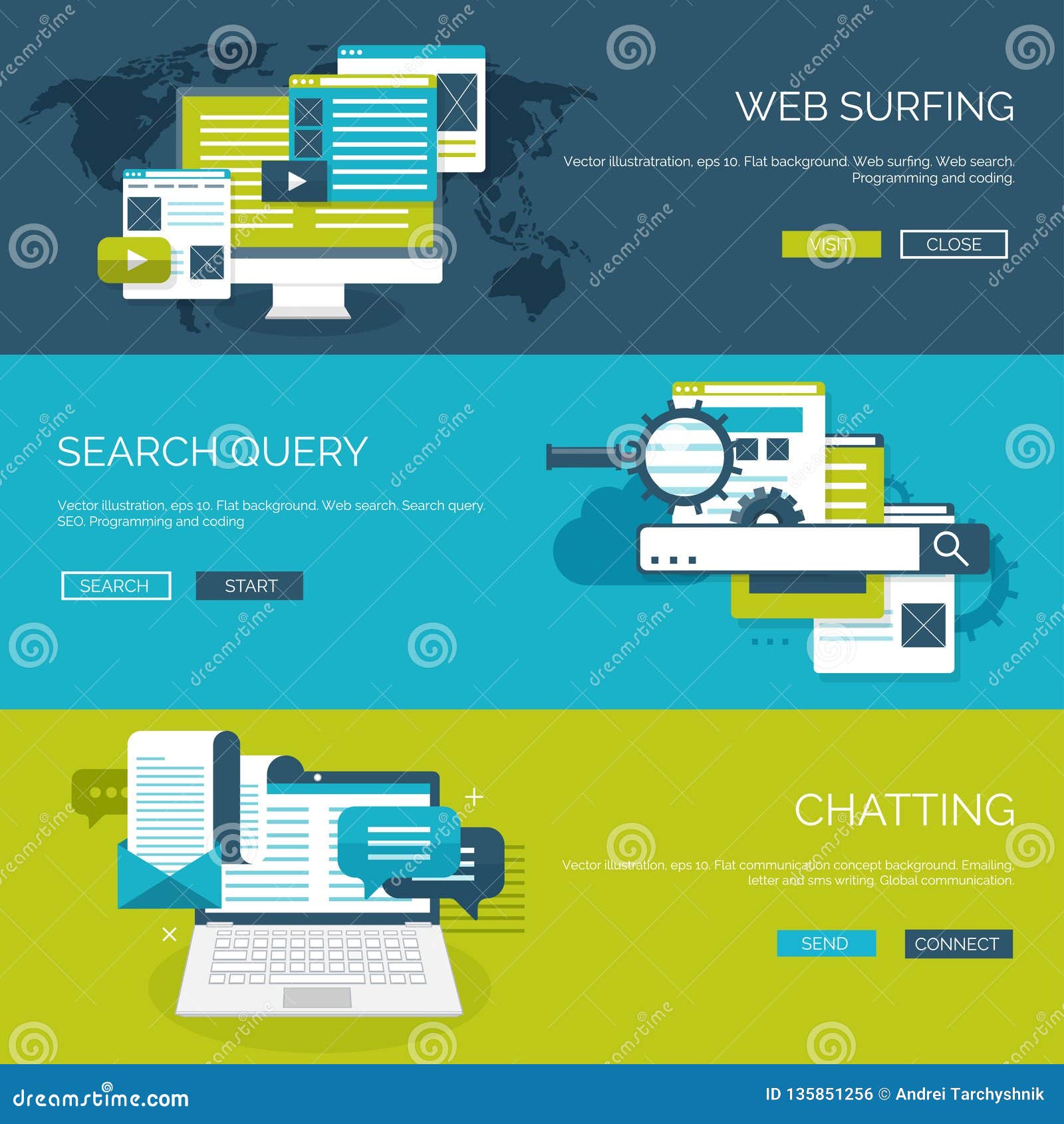 Vector Illustration. Flat Background. Coding, Programming SEO. Search Engine Optimization Stock ...