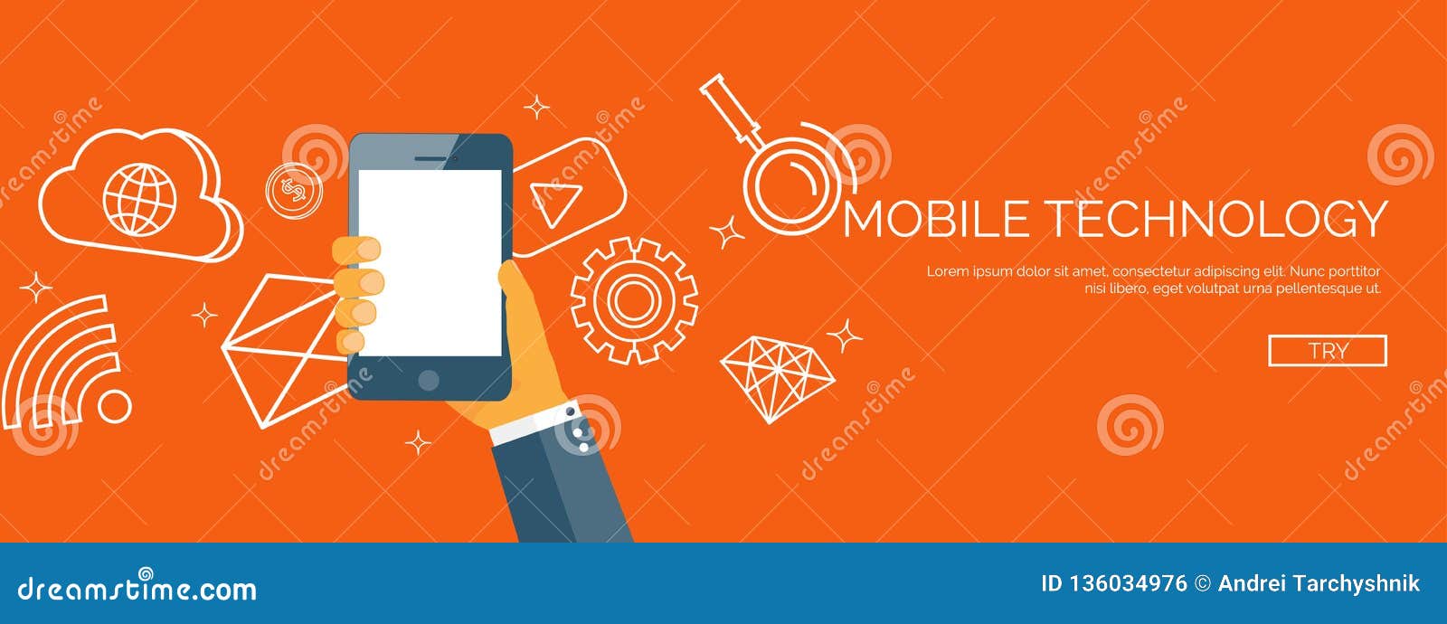 Vector Illustration. Flat Background. Computing Cloud Technology. Data Migration. Stock Vector ...