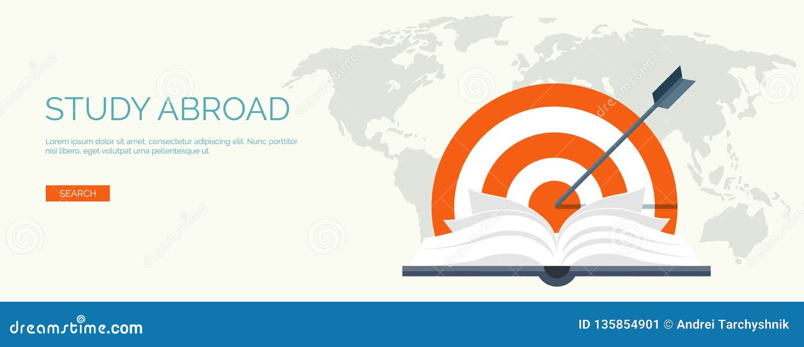 Vector Illustration. Flat Backgrounds Set. Distance Education,learning ...