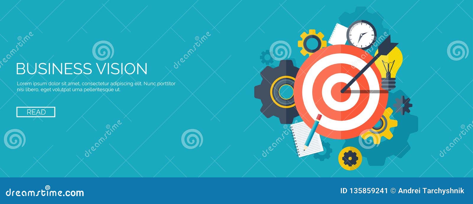 Vector Illustration. Flat Backgrounds Set. New Ideas, Smart Solutions ...