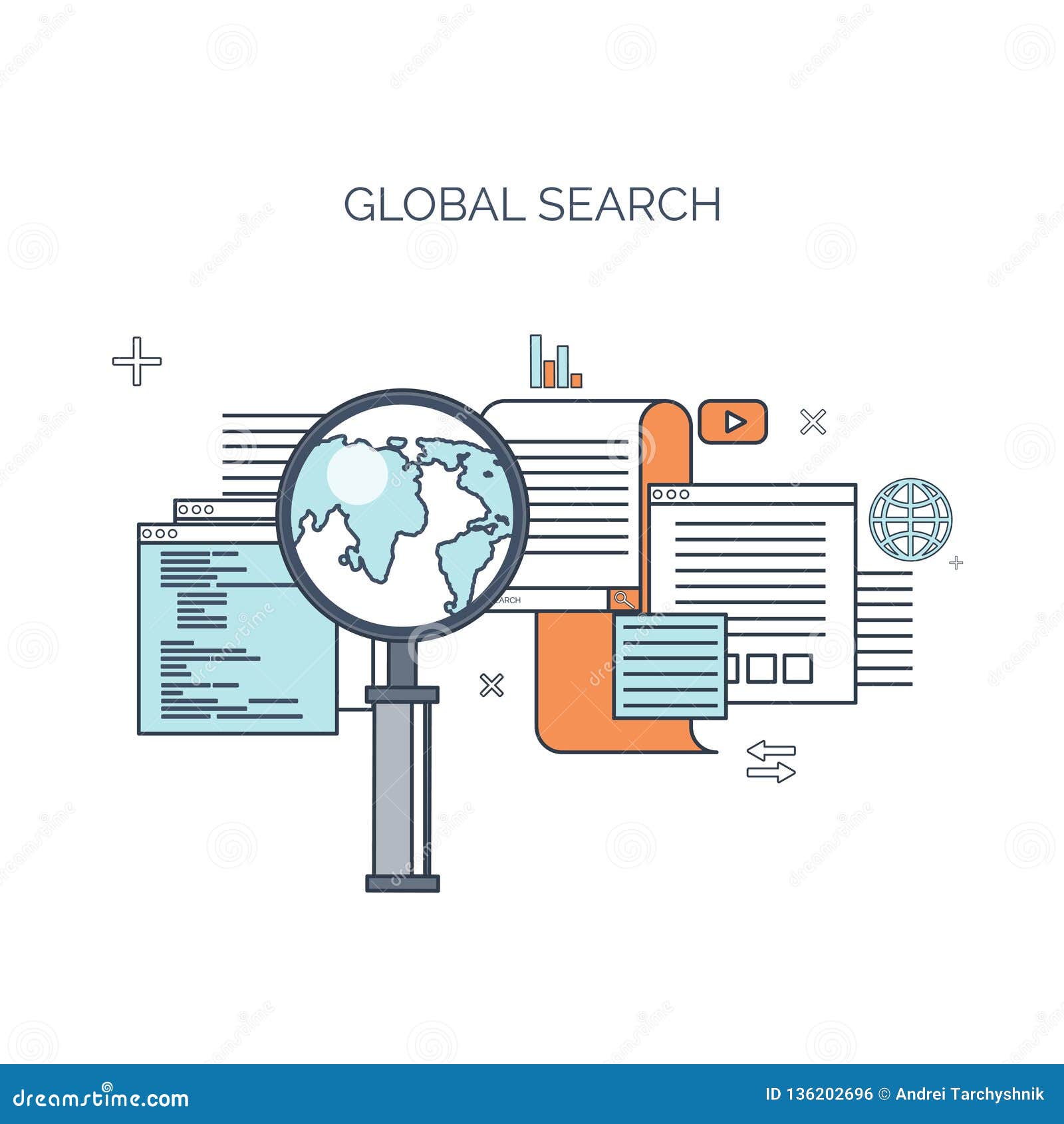 Vector Illustration. Flat Computing Background. Programming,coding. Web ...