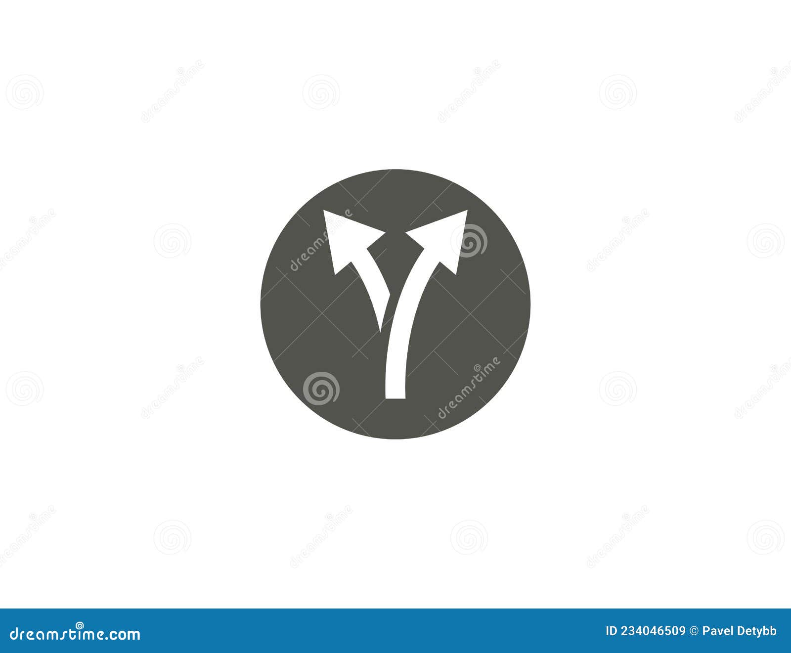 Arrow, Two Way, Direction Icon. Vector Illustration. Flat Design Stock ...