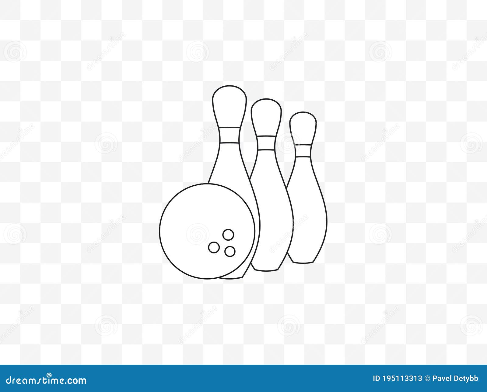 Bowling, Game, Strike Icon. Vector Illustration, Flat Design Stock ...