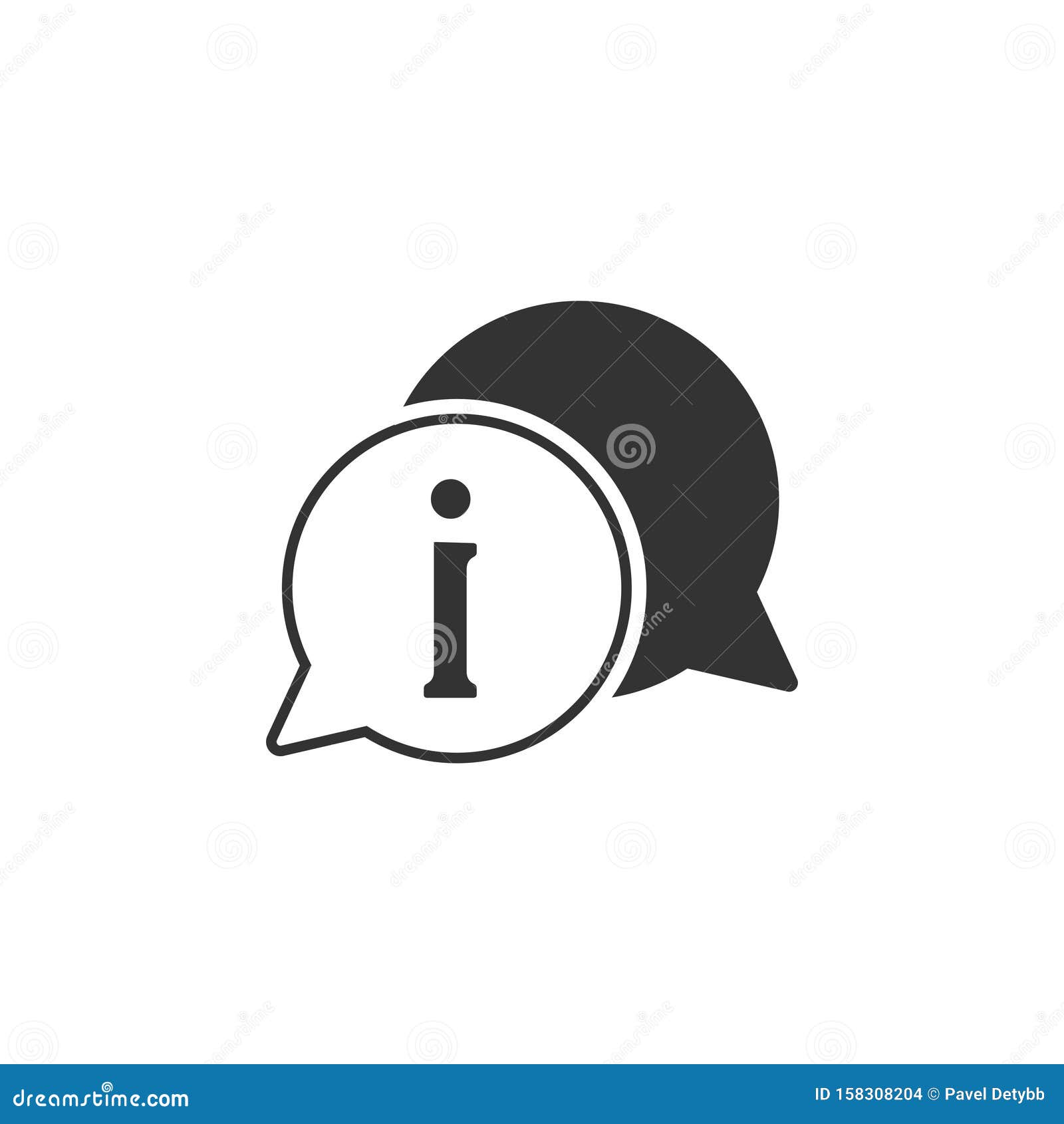 Information, Info Icon. Vector Illustration, Flat Design Stock ...