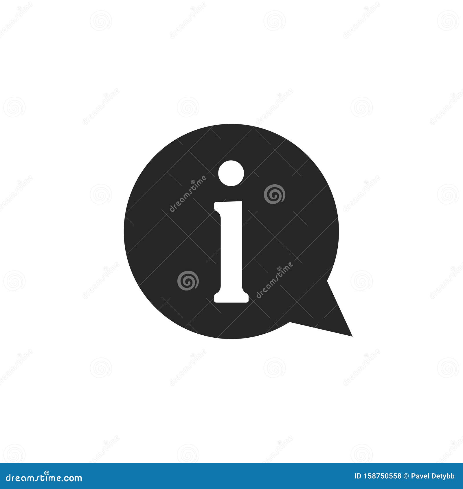 Information, Info Icon. Vector Illustration, Flat Design Stock ...