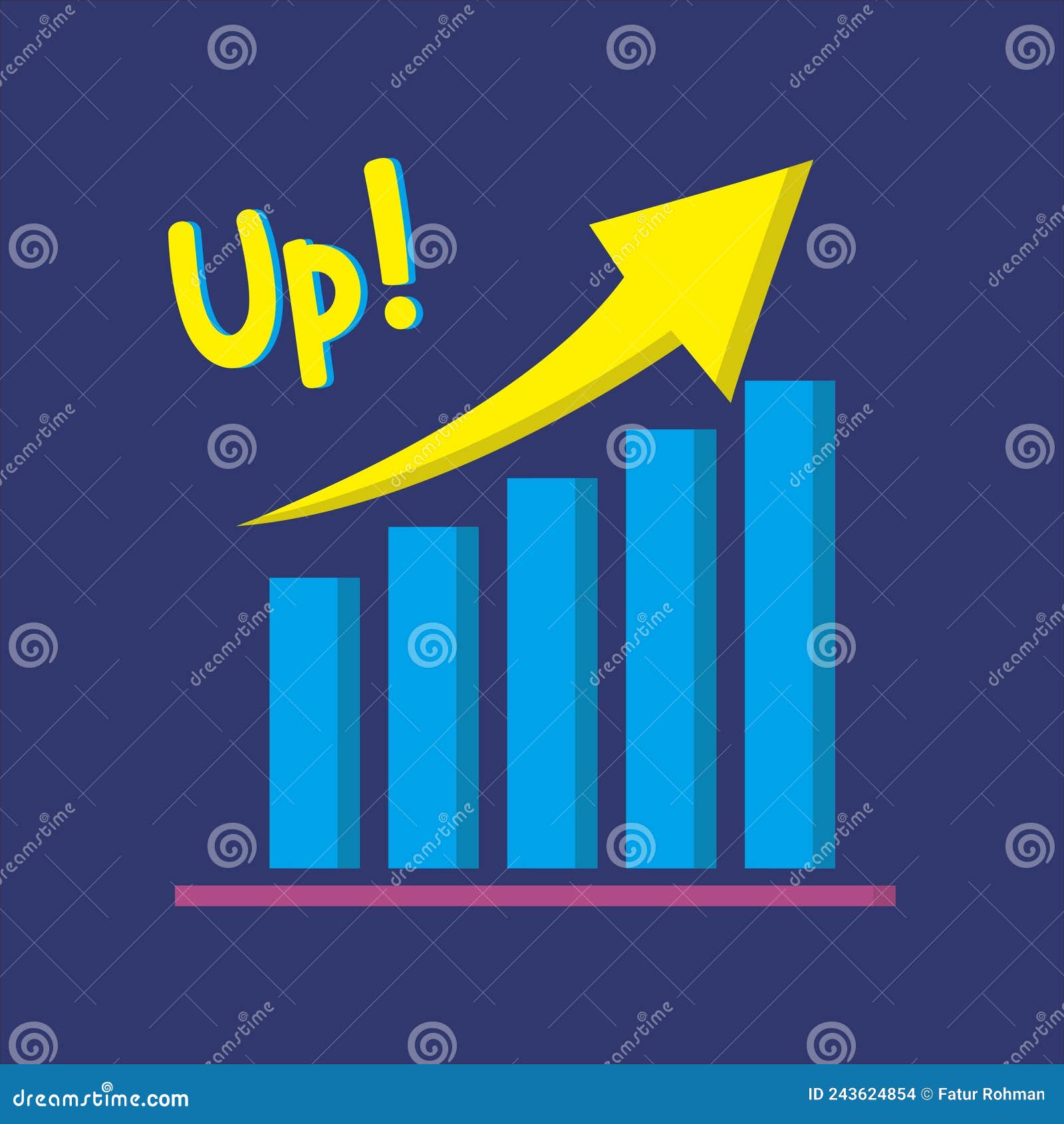 Vector Illustration Flat Design Improved Graphics Theme Stock Vector ...