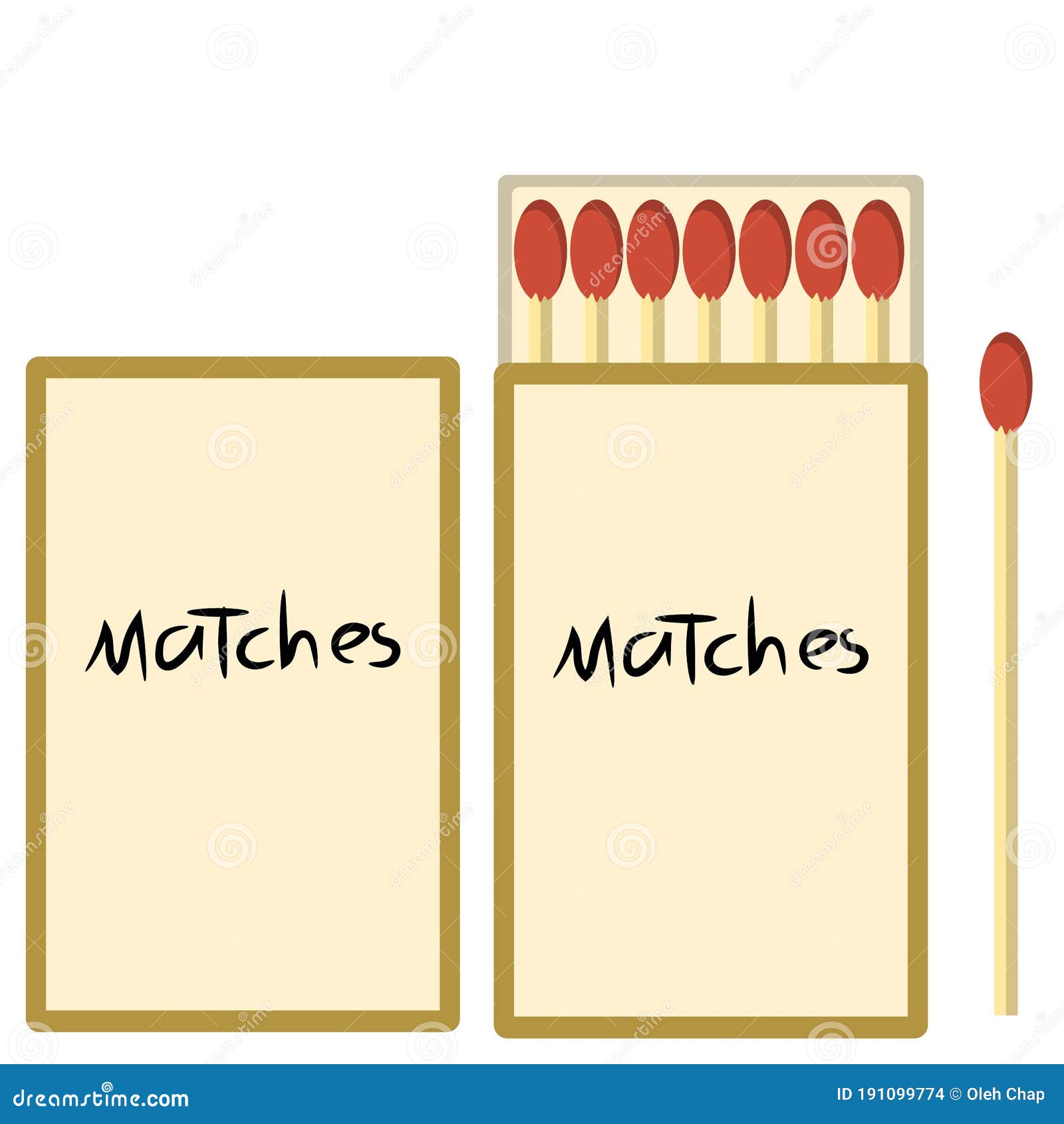 Set Of Matchboxes. Vector Illustration | CartoonDealer.com #191099774