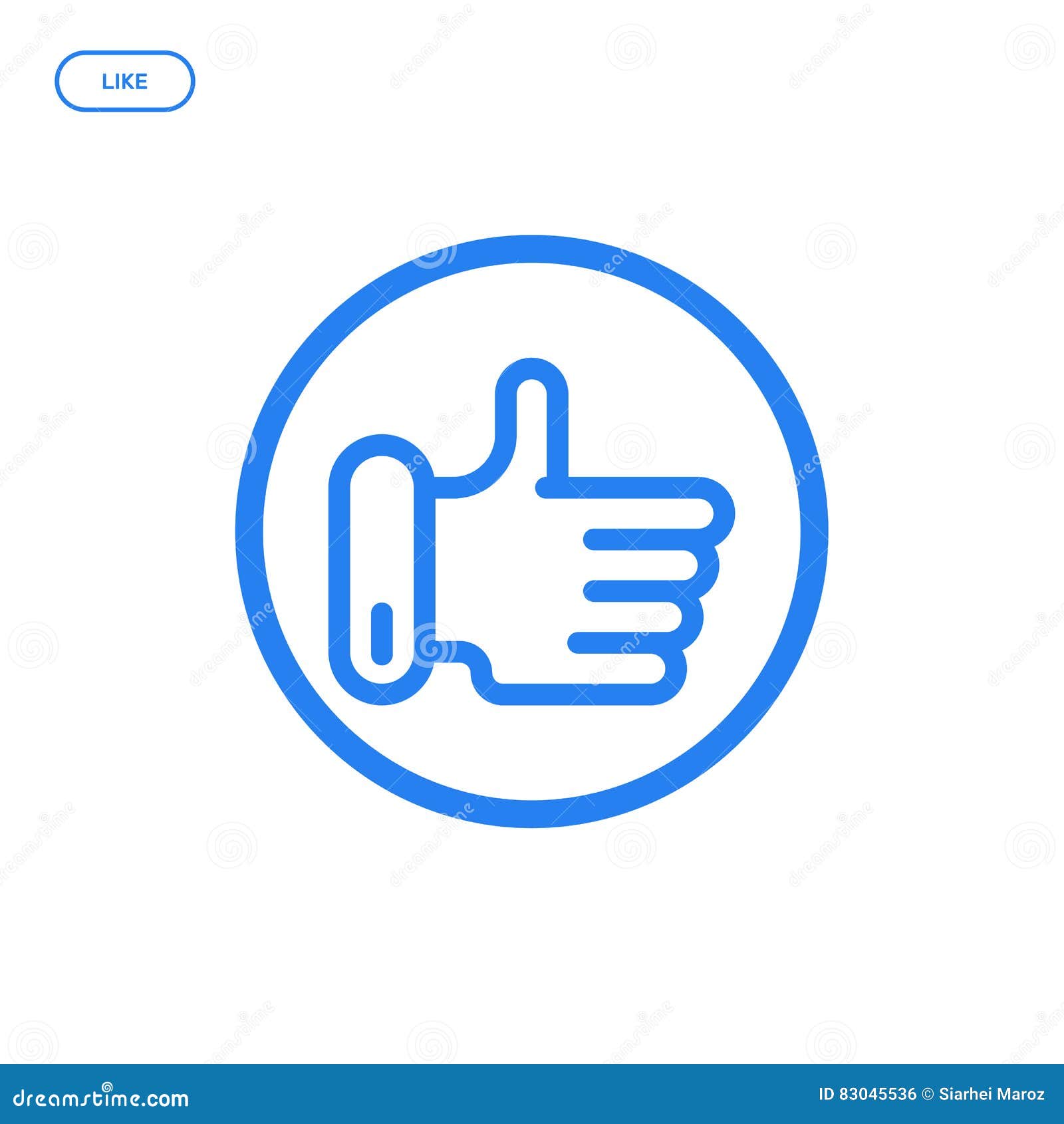 Concept Of Like Appreciation Symbol, Thumb Up Stock Photo ...